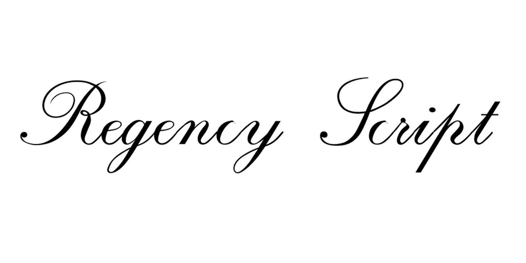 Regency Script in use - Fonts In Use