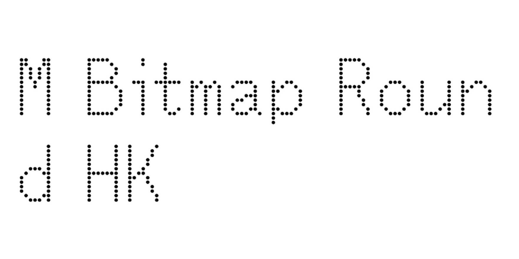 M Bitmap Round HK in use - Fonts In Use