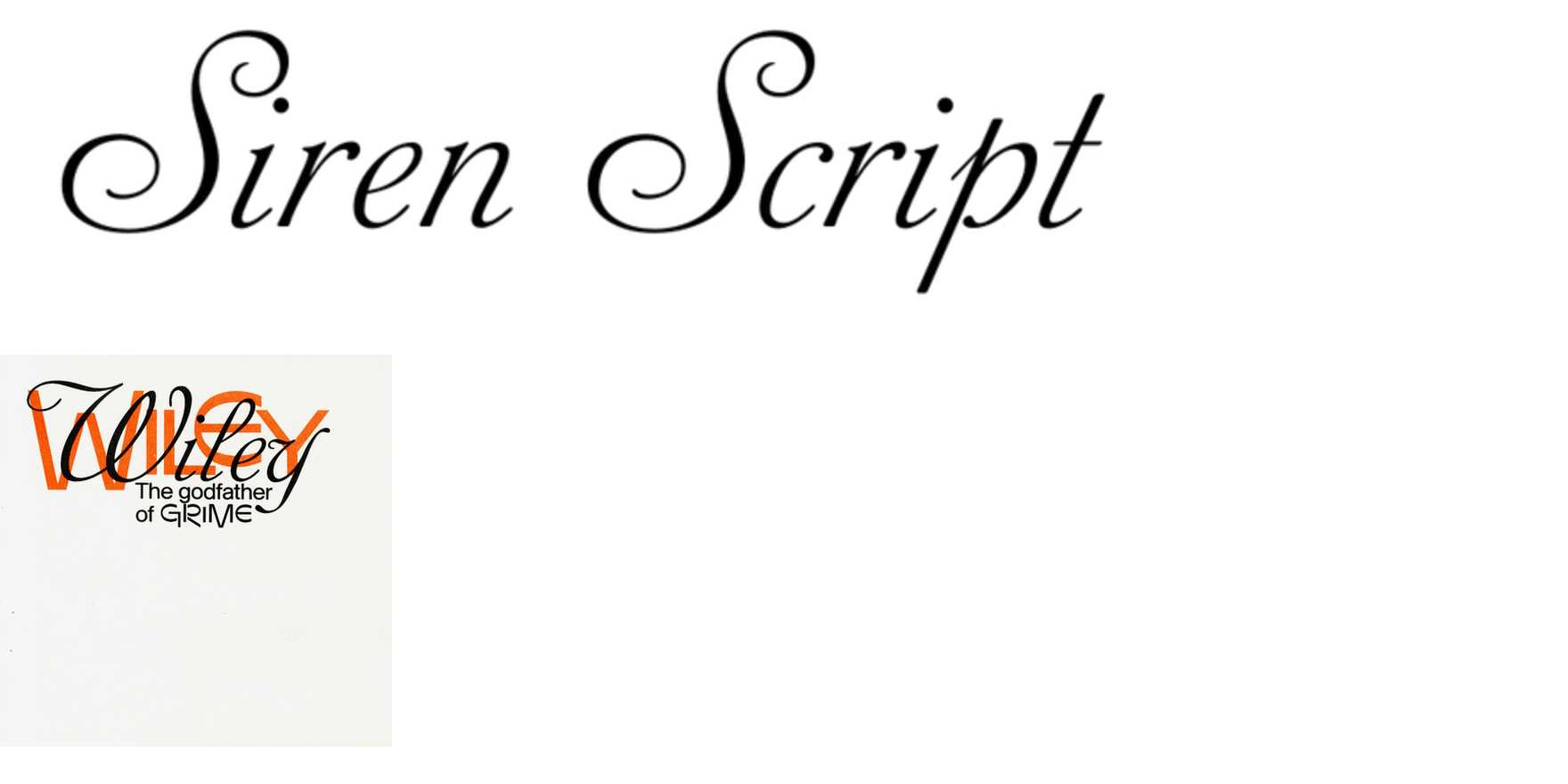 Siren Script in use - Fonts In Use