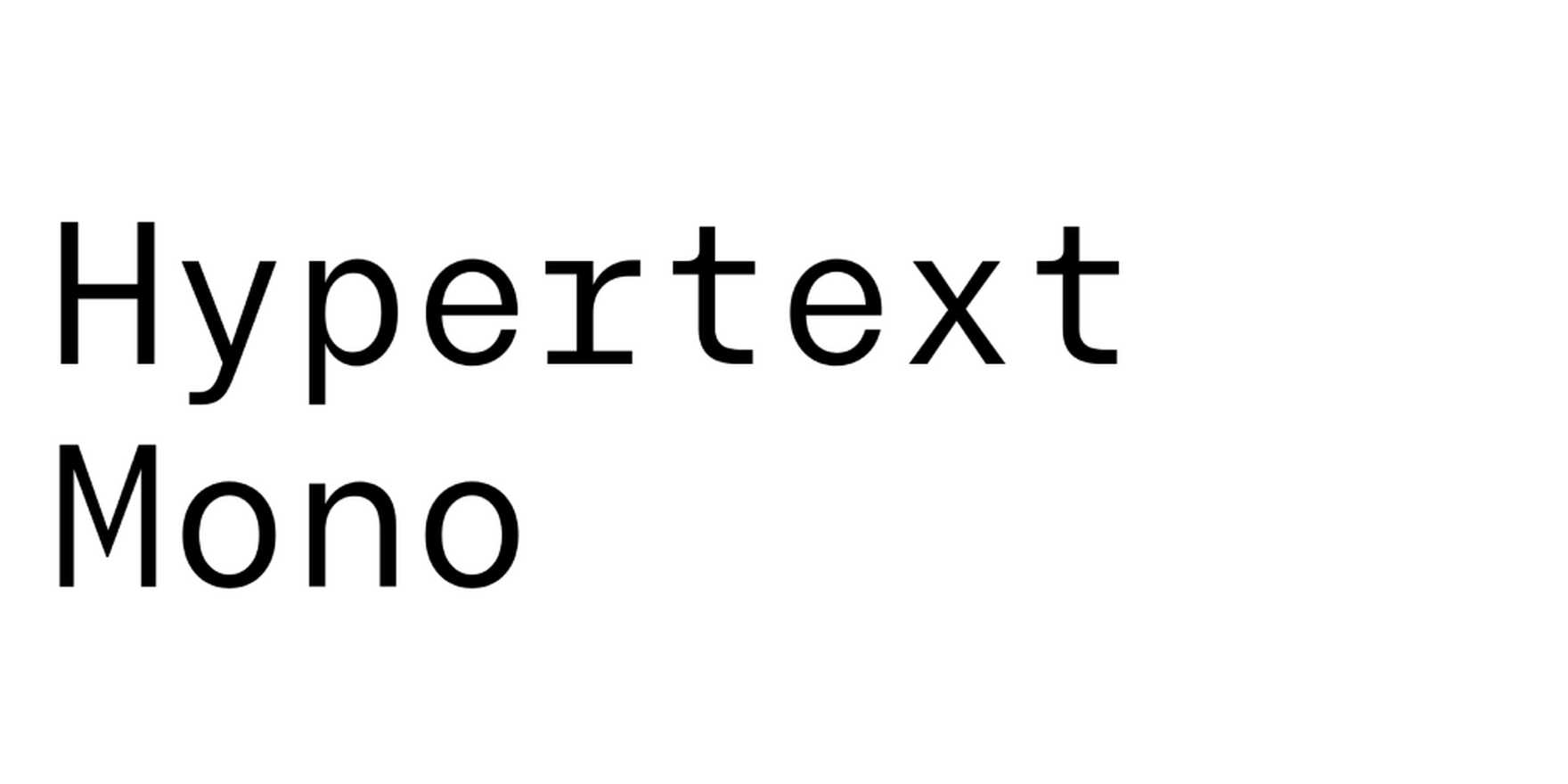 00 Hypertext Mono in use - Fonts In Use