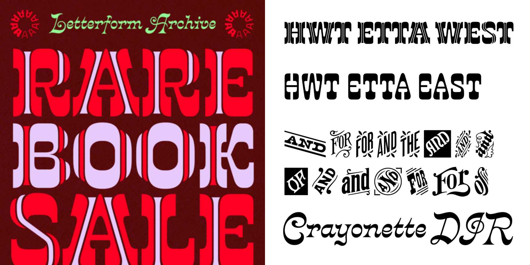 Letterform Archive’s Rare Book Sale 2023 - Fonts In Use