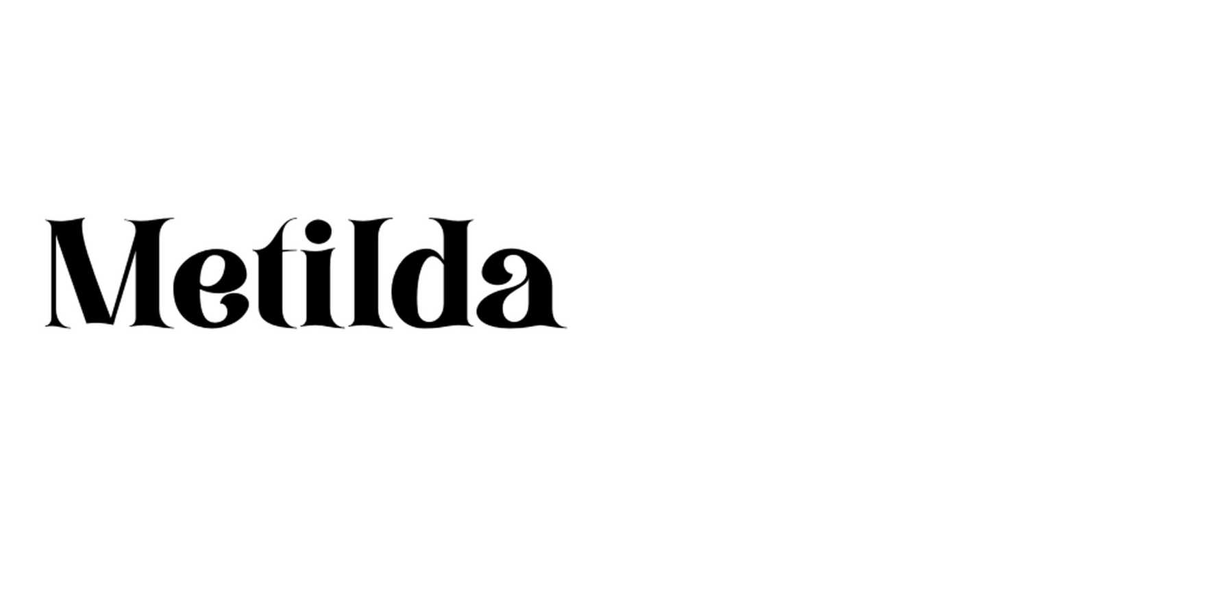 Metilda in use - Fonts In Use