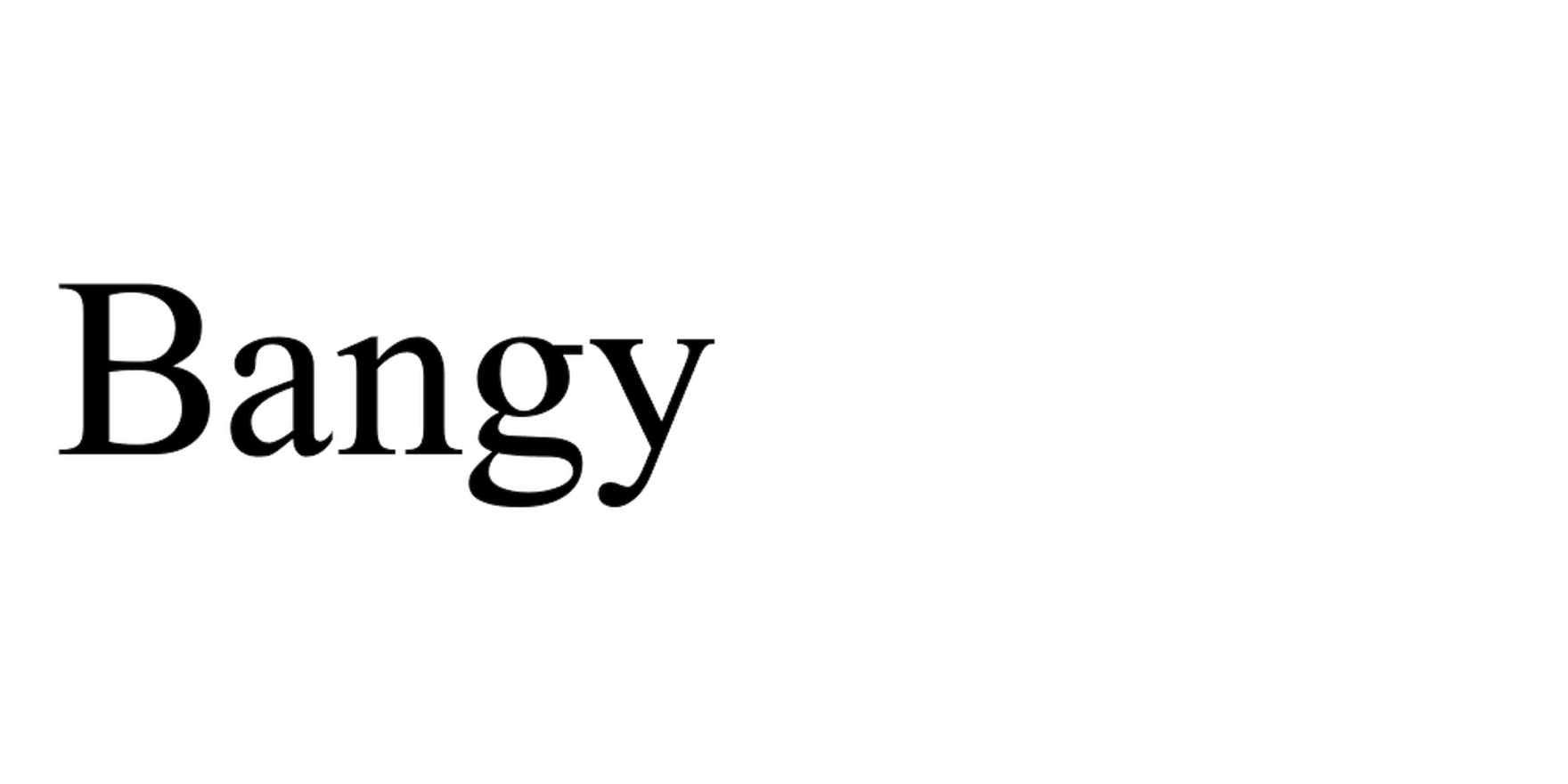 Bangy in use - Fonts In Use