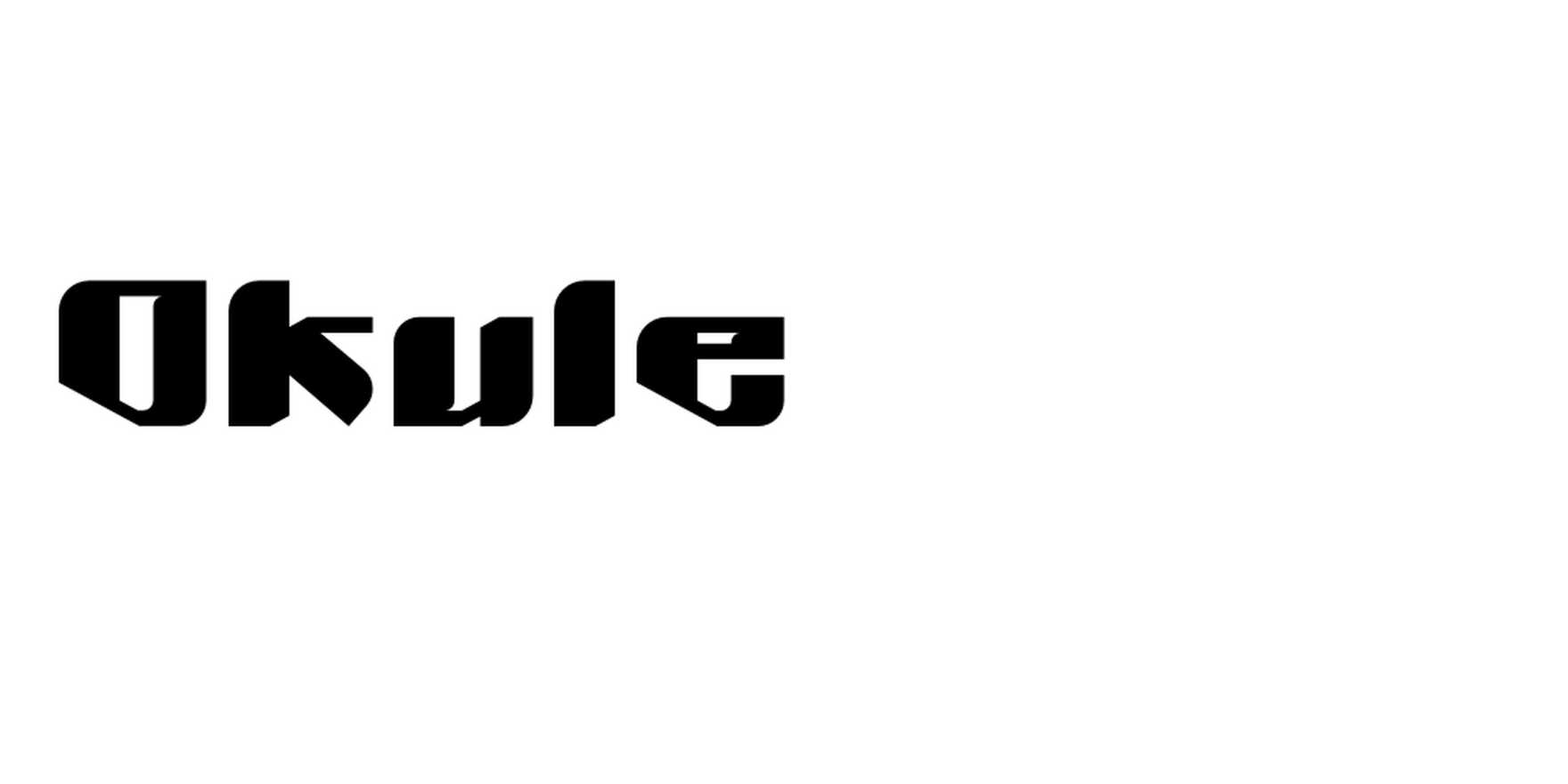 Okule in use - Fonts In Use