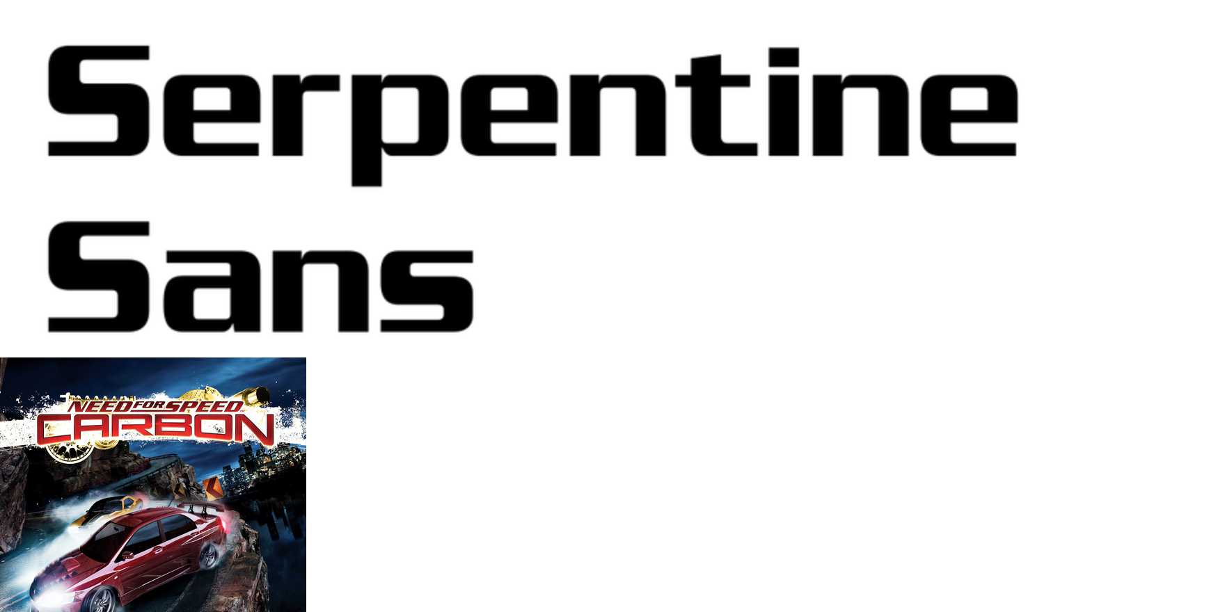 serpentine font adobe