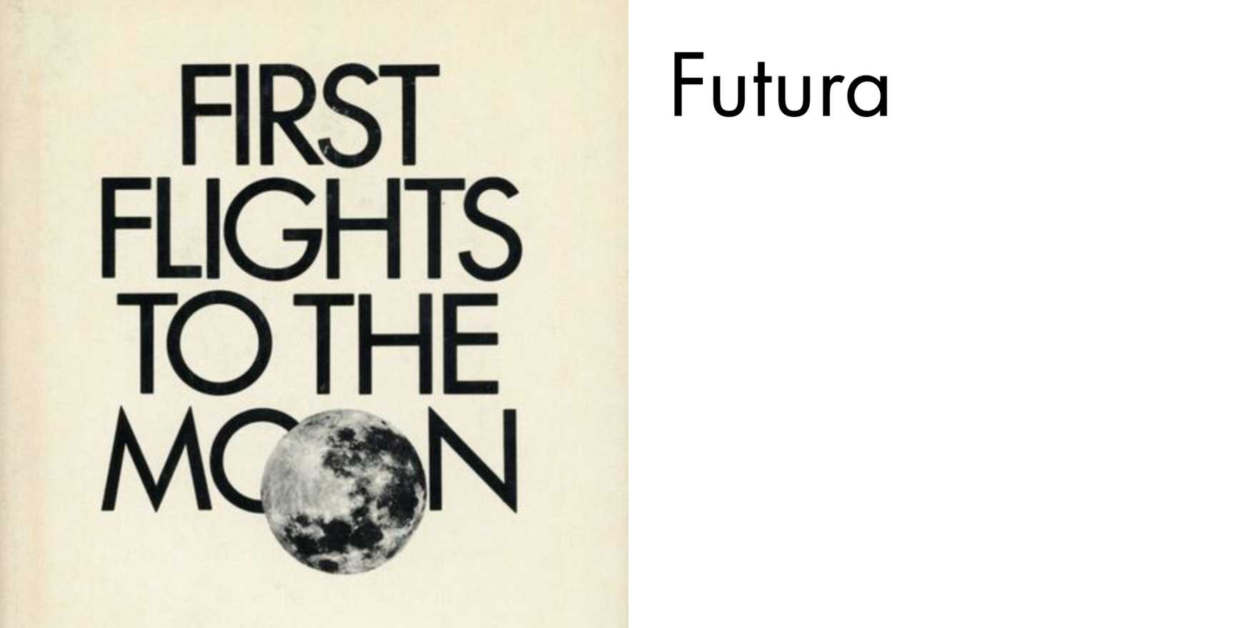 First Flights to the Moon: Doubleday Science Fiction - Fonts In Use