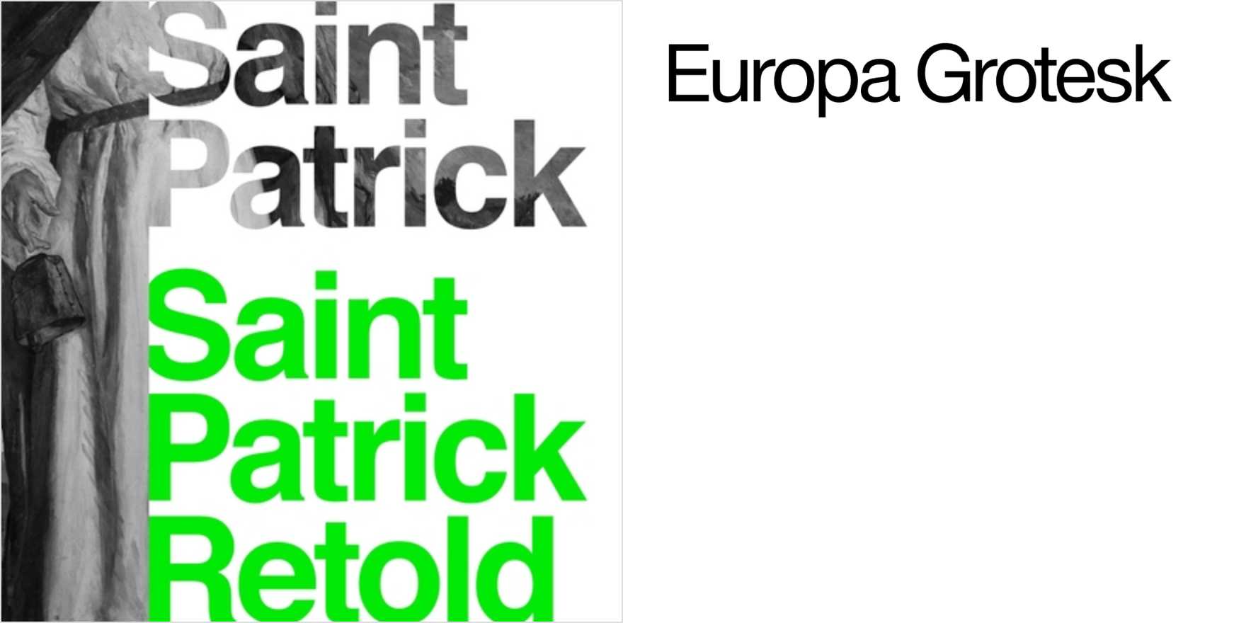 Saint Patrick Retold by Roy Flechner - Fonts In Use