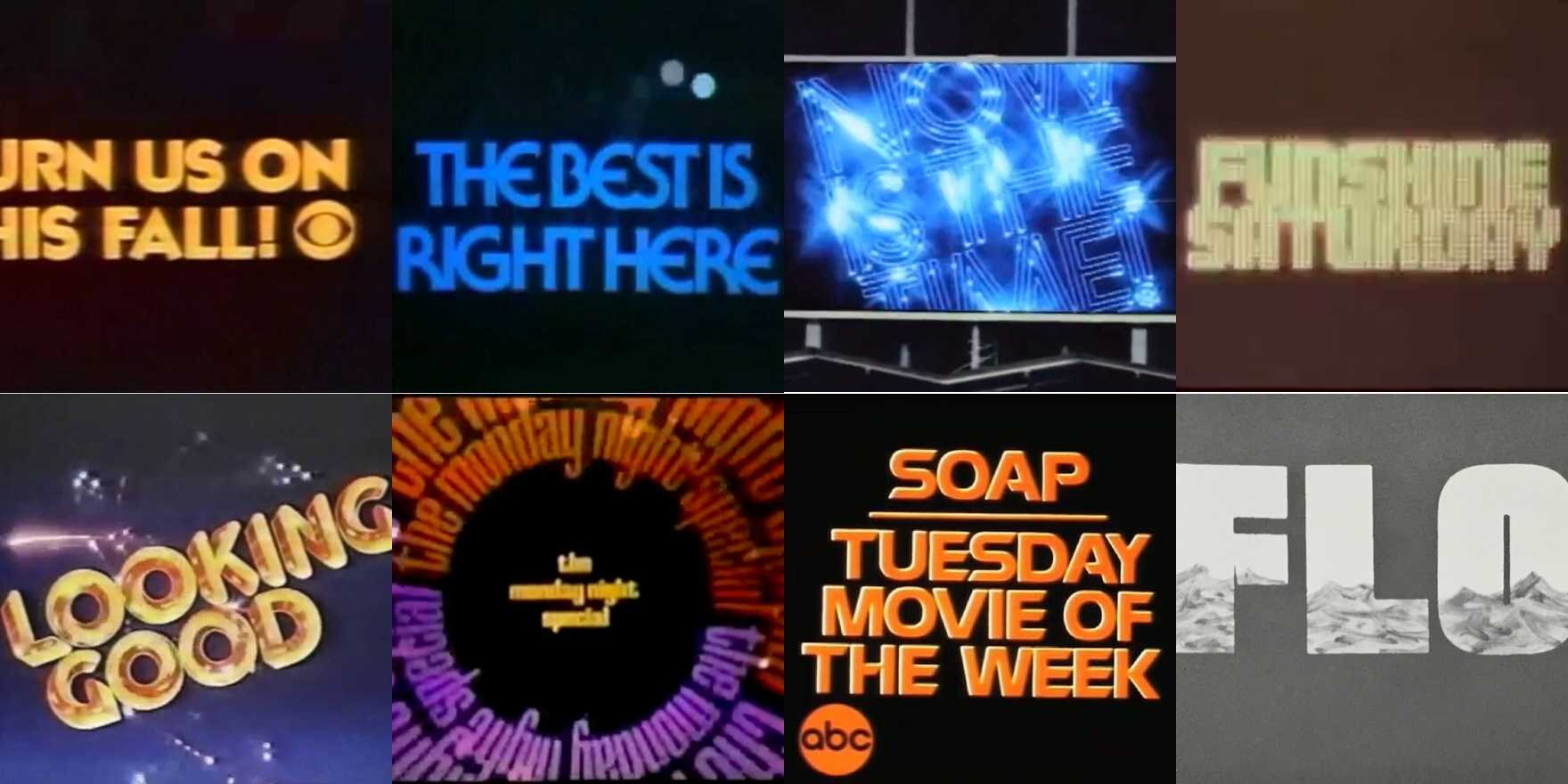 1970s–80s TV graphics - Fonts In Use