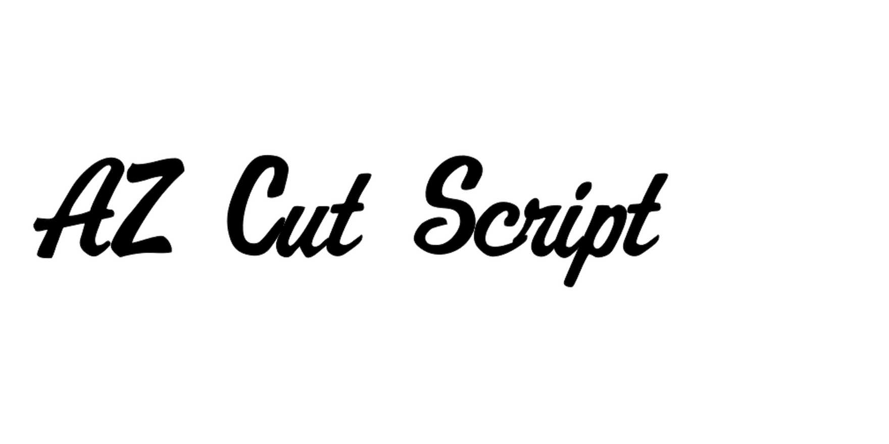 AZ Cut Script in use - Fonts In Use