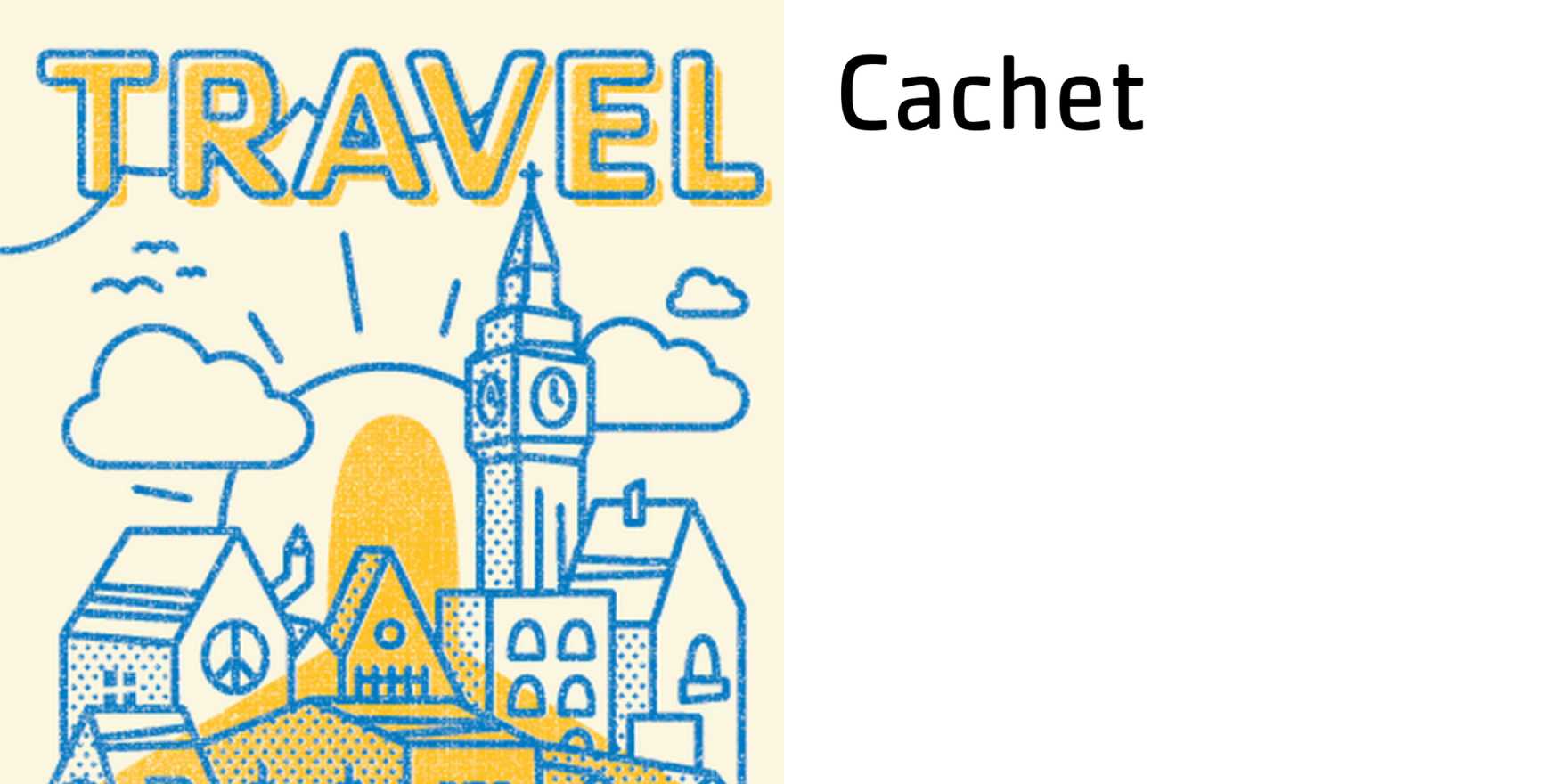 Peace, Love, Travel Posters for STA Travel - Fonts In Use