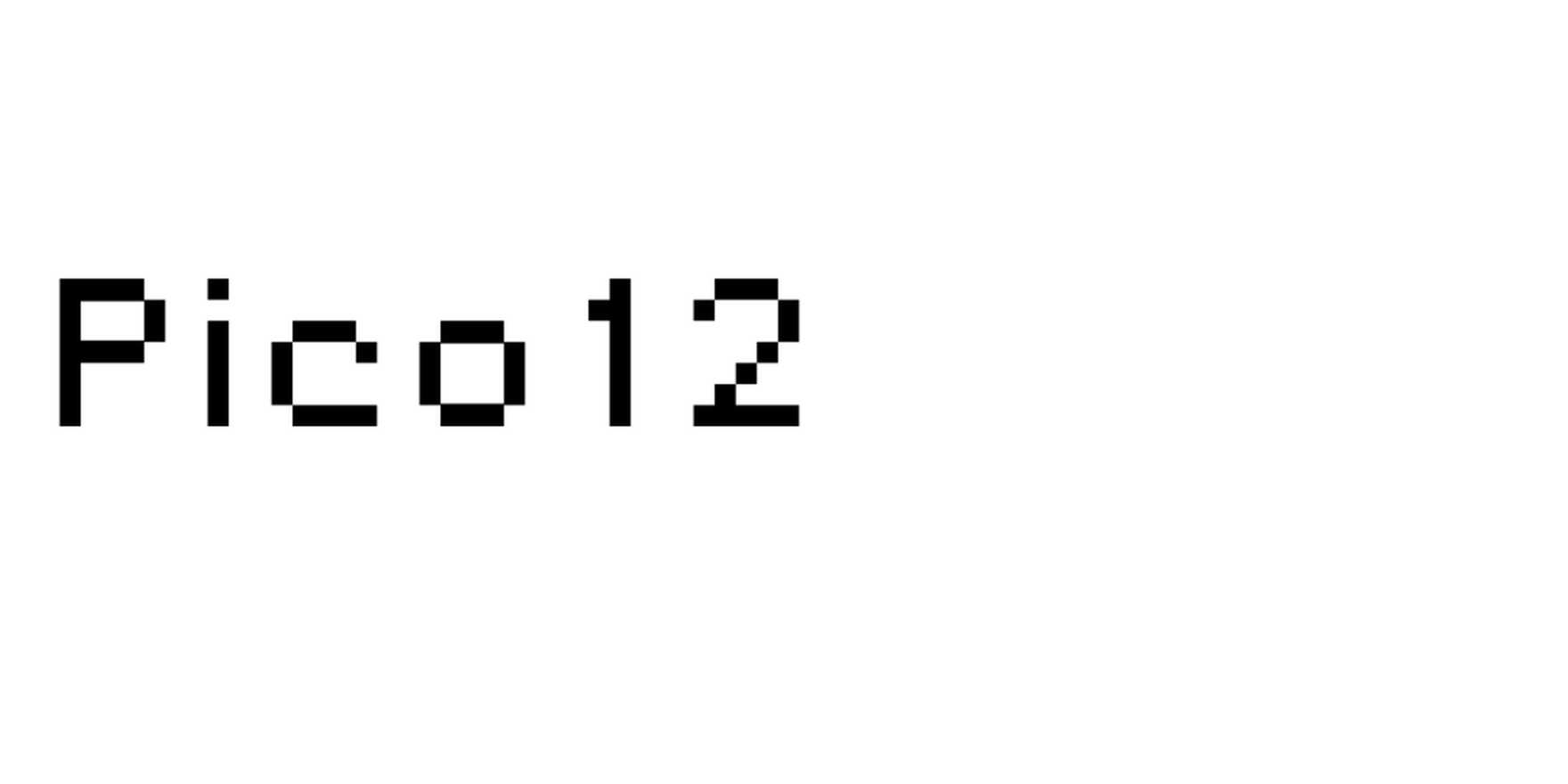 Pico12 in use - Fonts In Use
