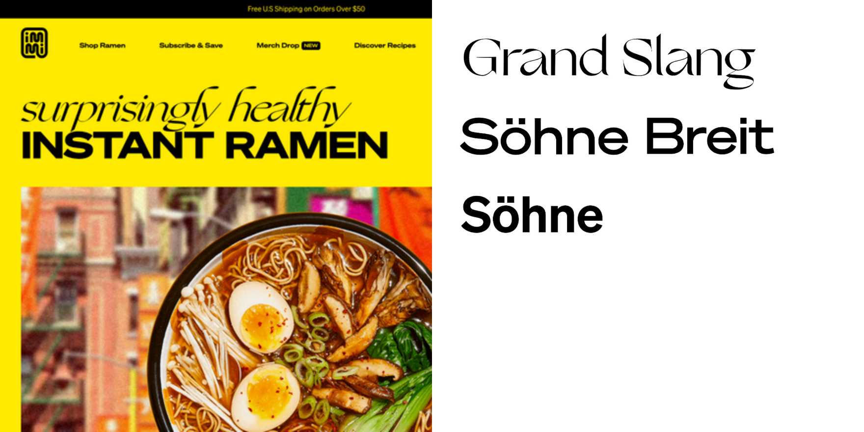 immi website - Fonts In Use