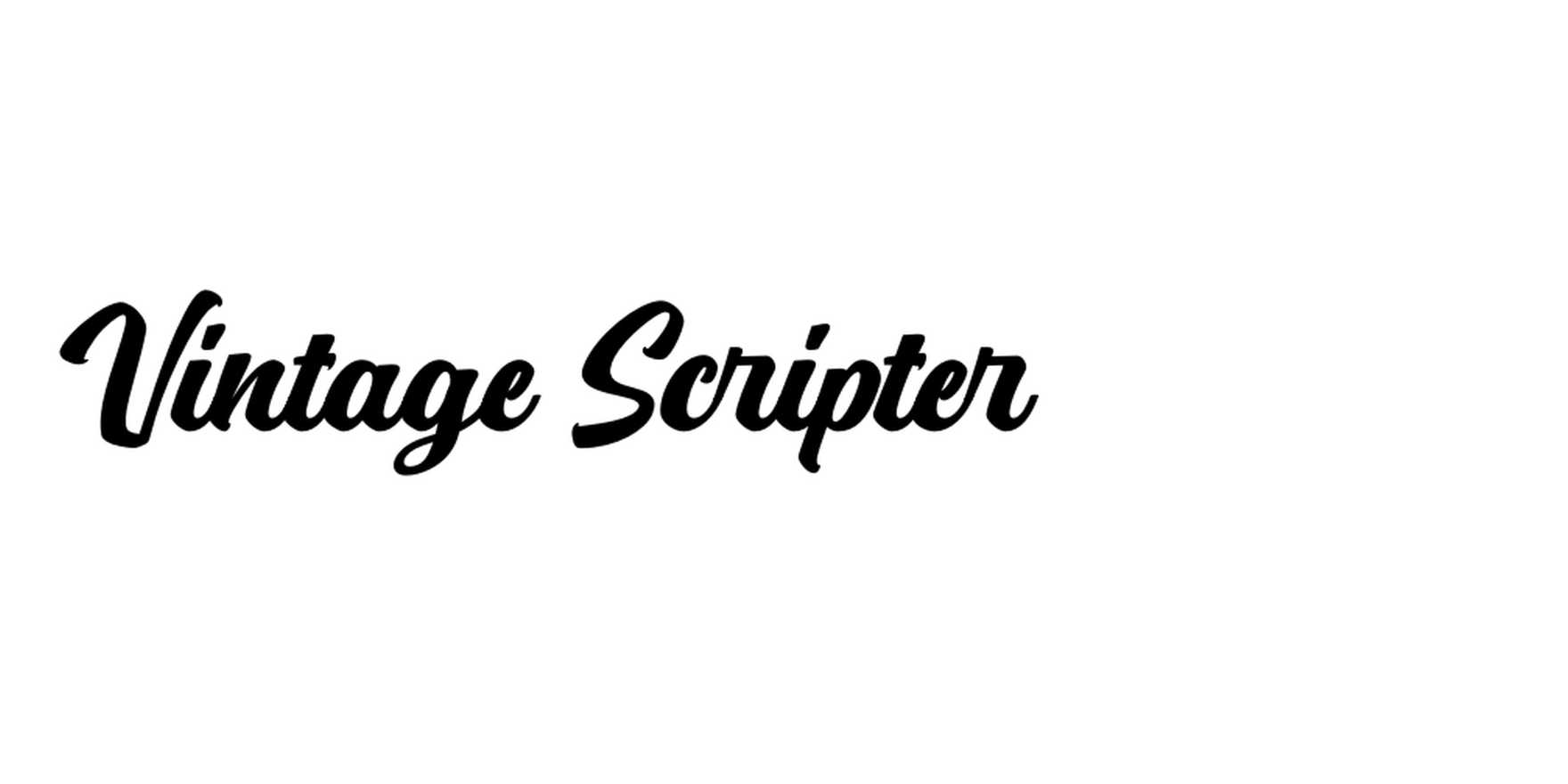 Vintage Scripter in use - Fonts In Use