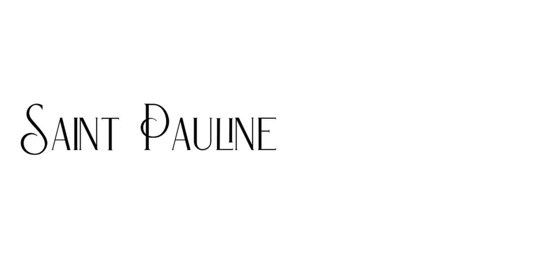 Saint Pauline in use - Fonts In Use