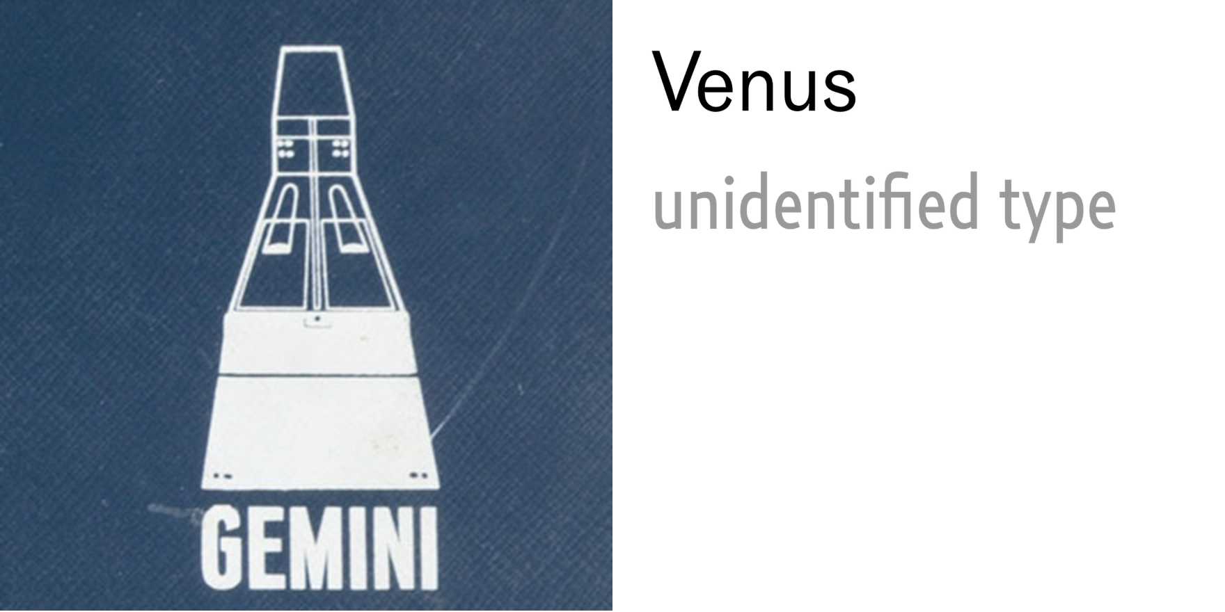 NASA Gemini Press Reference Book - Fonts In Use