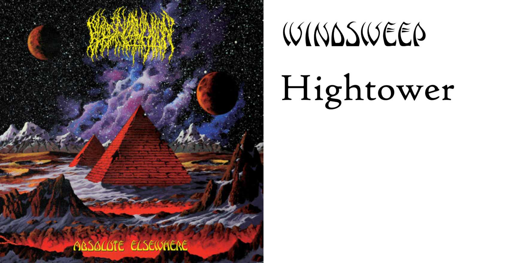 Blood Incantation – Absolute Elsewhere album cover, tour poster ...
