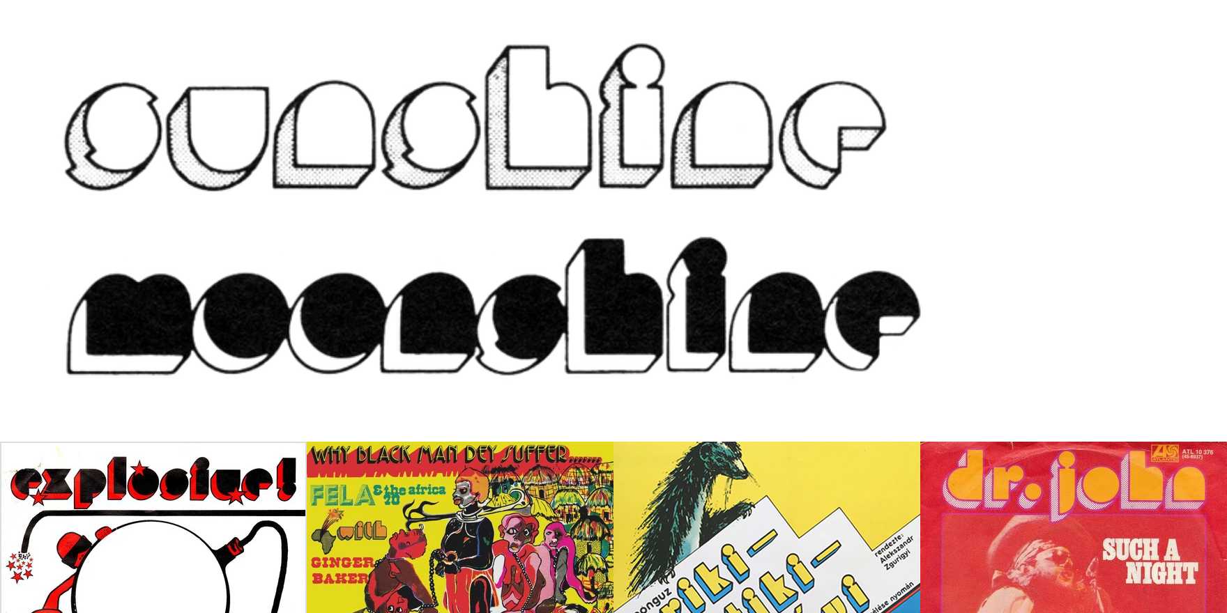 Sunshine & Moonshine in use - Fonts In Use