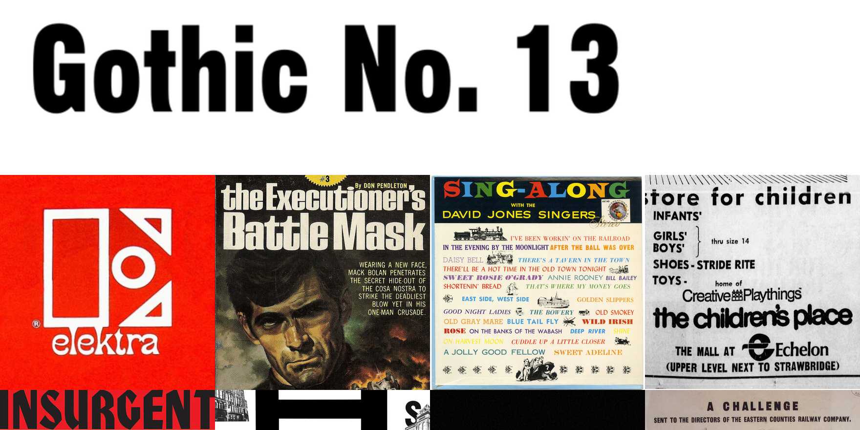 Gothic No. 13 in use - Fonts In Use