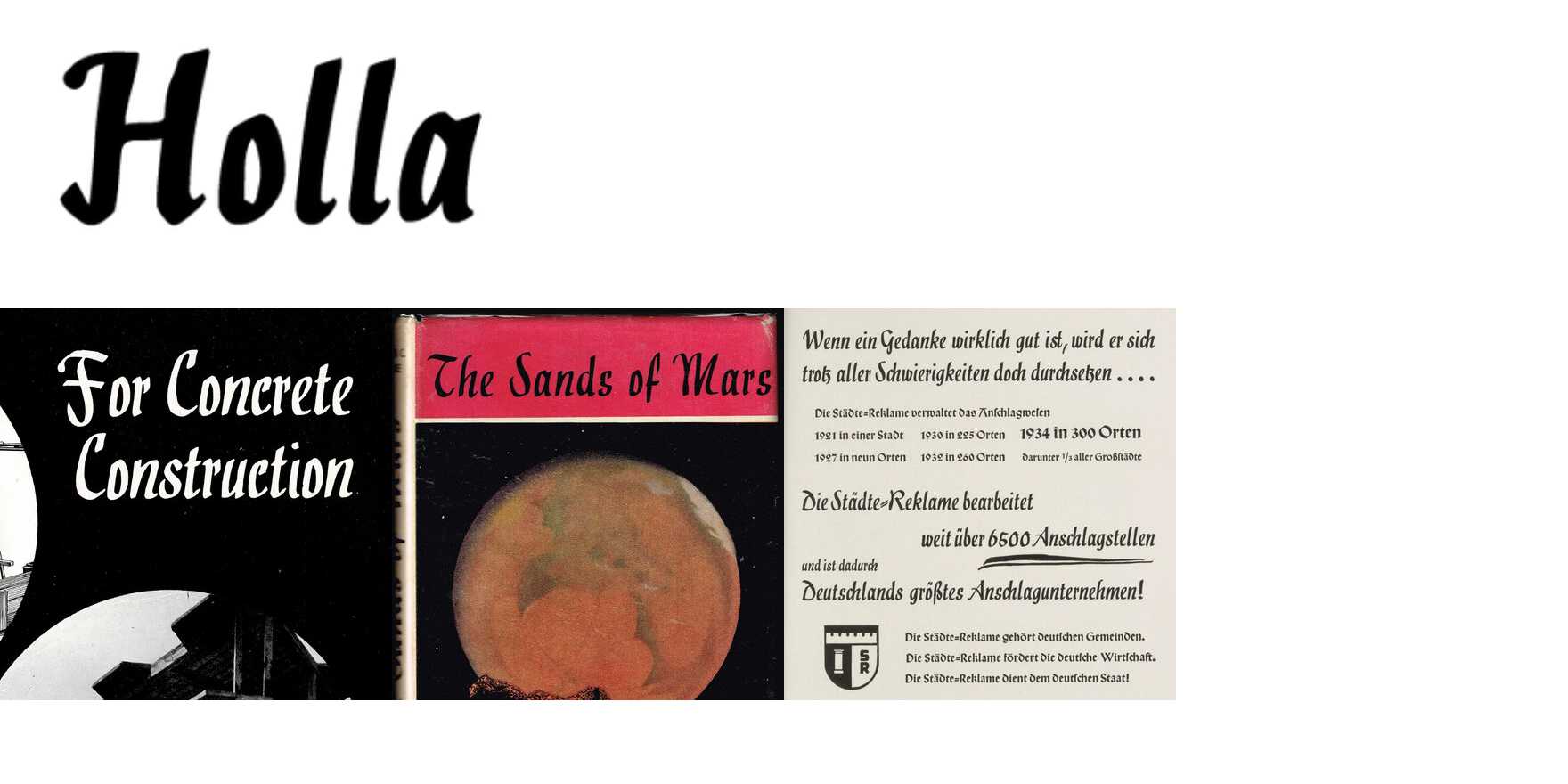 Holla in use - Fonts In Use