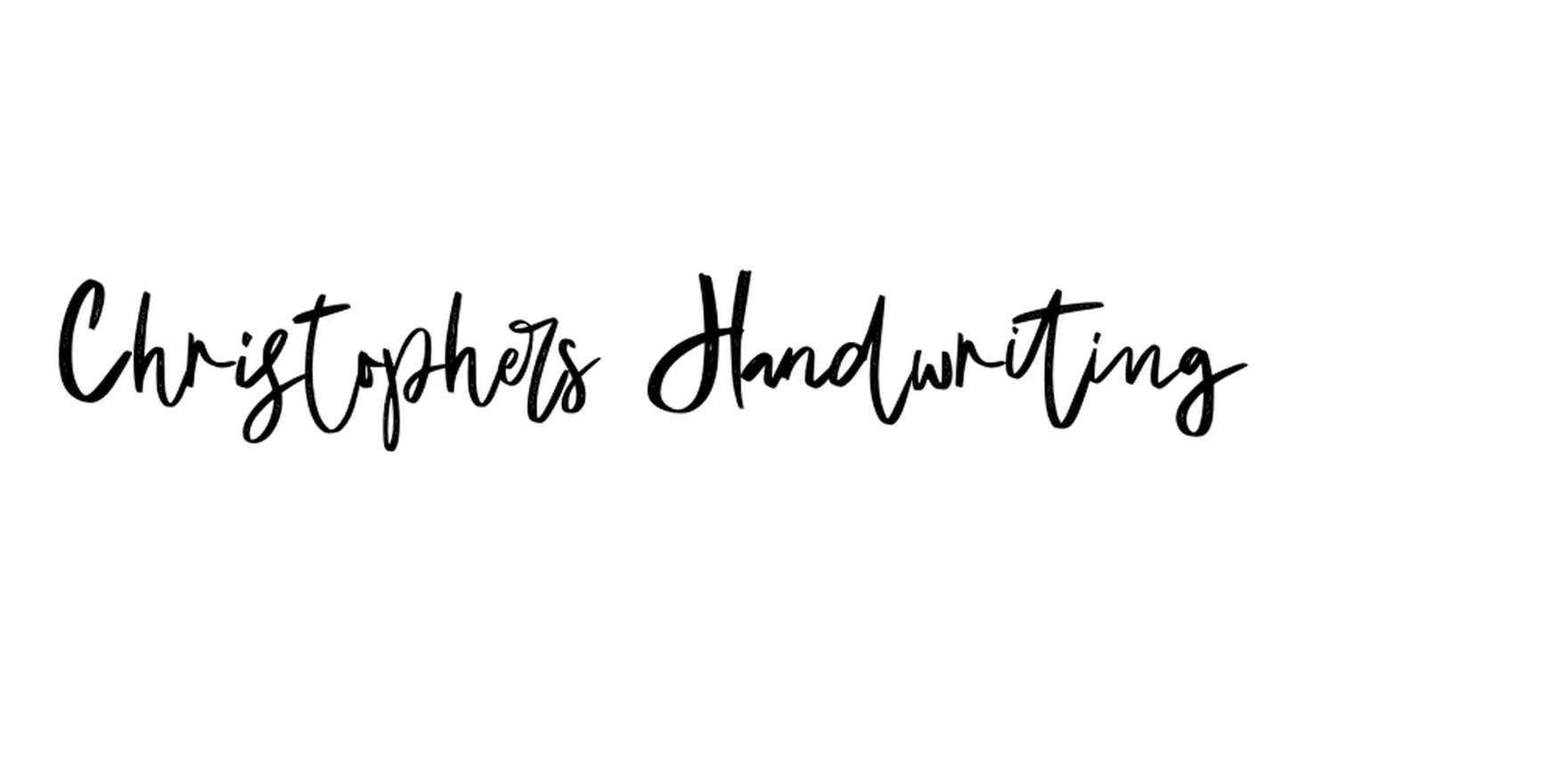 Christophers Handwriting in use - Fonts In Use