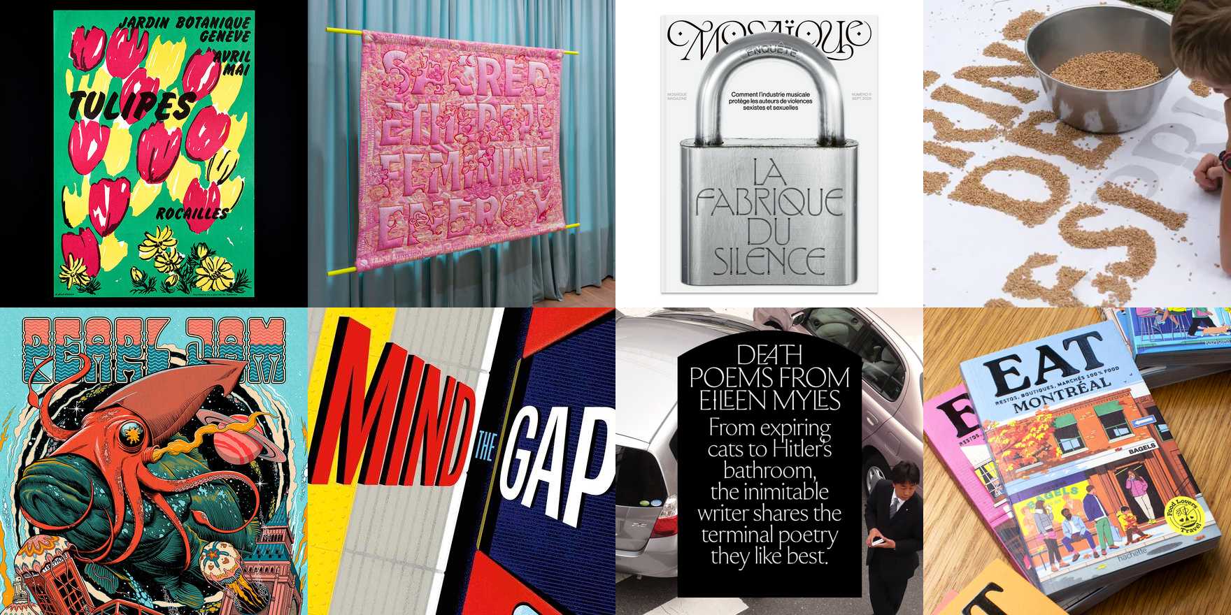 Art/Illustration - Fonts In Use