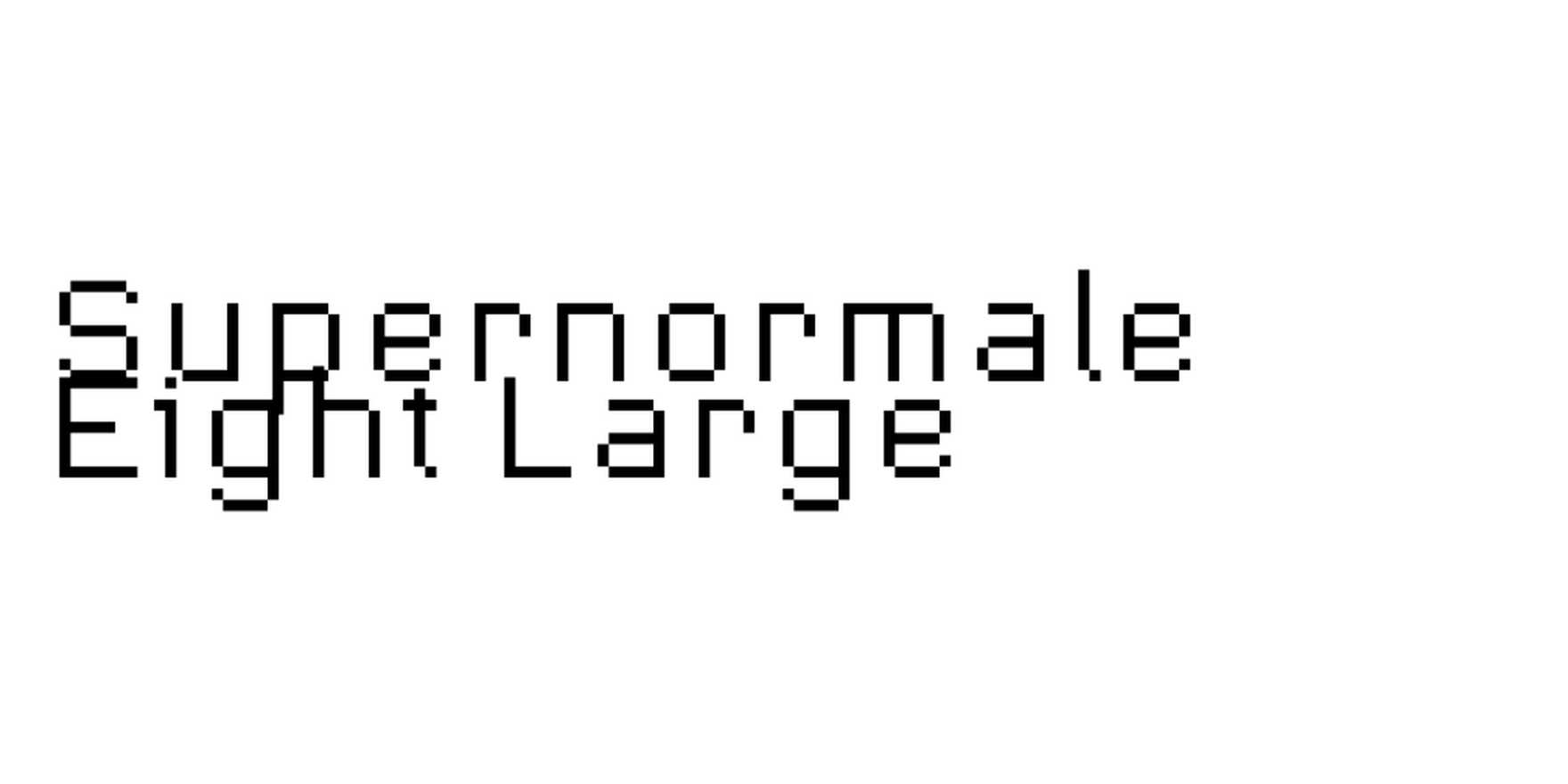 Supernormale Eight Large in use - Fonts In Use