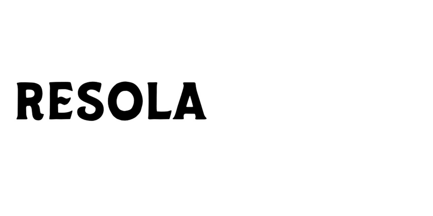 Resola in use - Fonts In Use