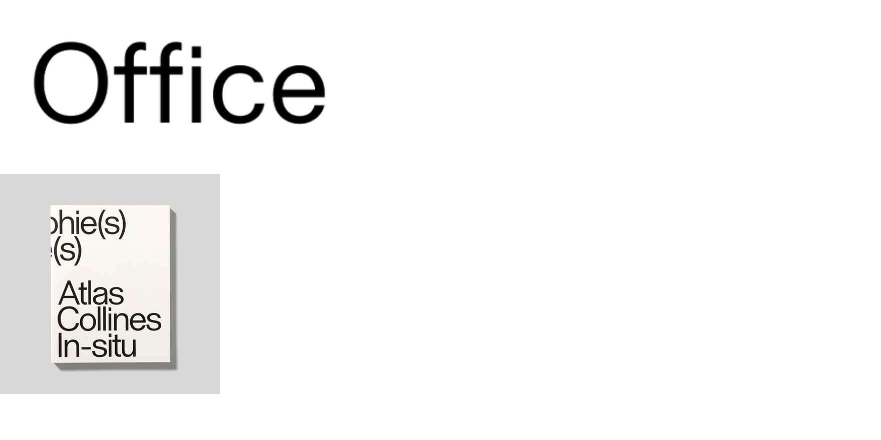 Office in use - Fonts In Use