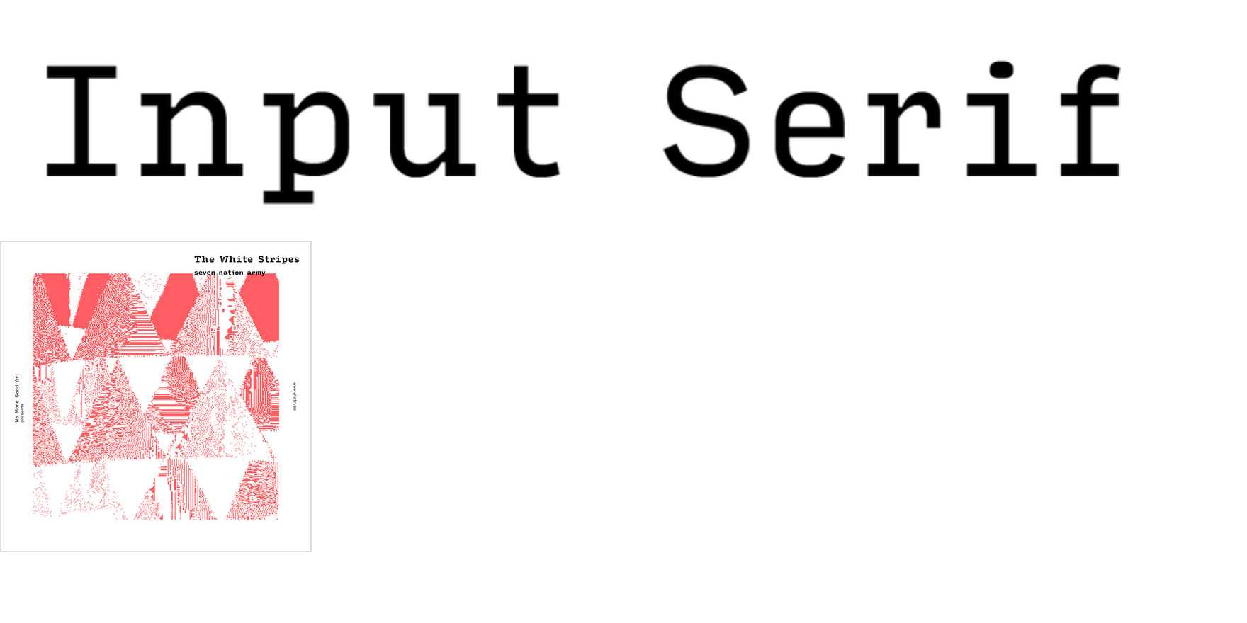 Input Serif in use - Fonts In Use