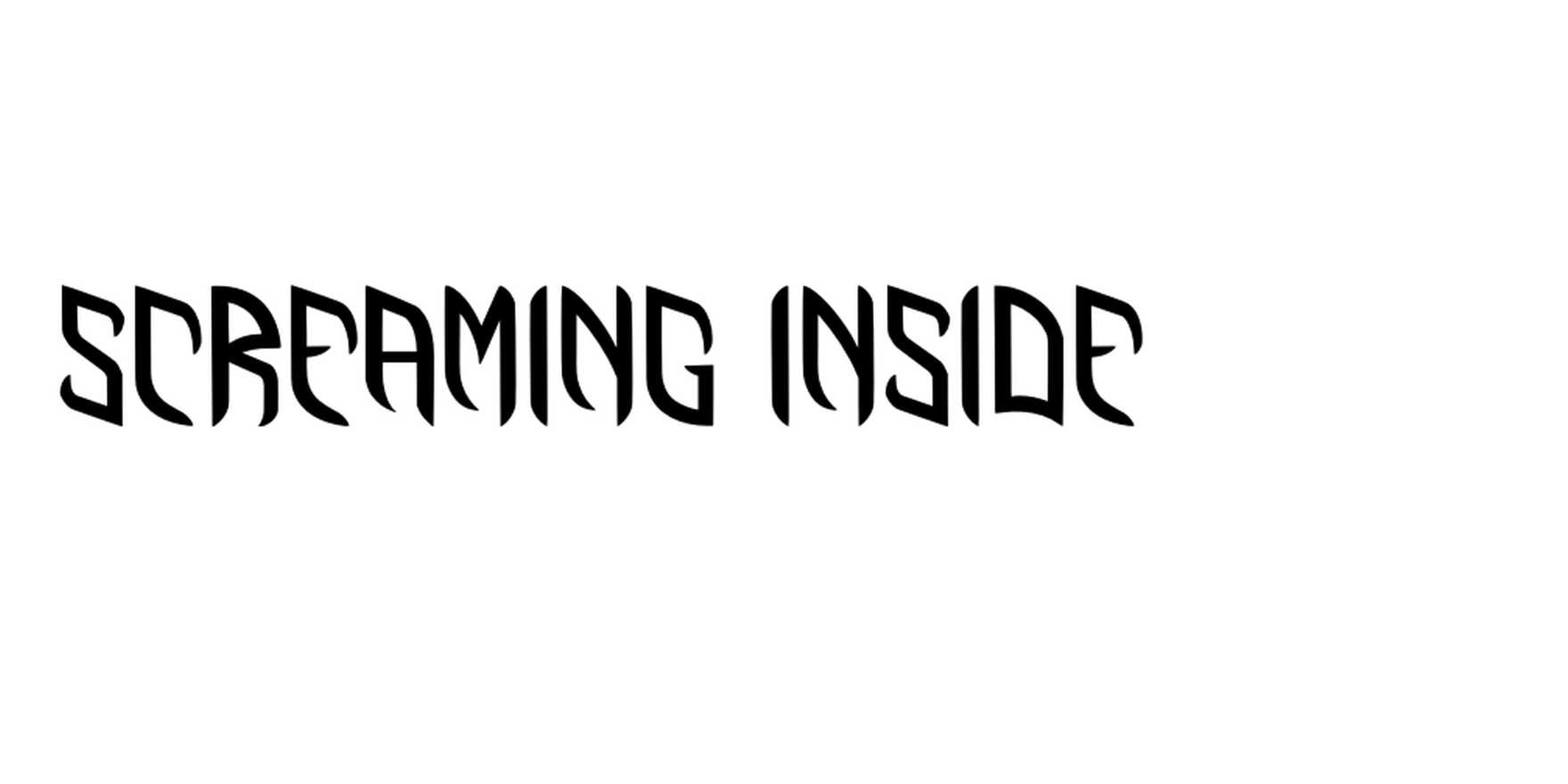 Screaming Inside in use - Fonts In Use