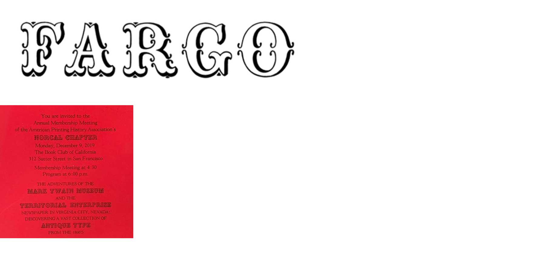 Fargo in use - Fonts In Use