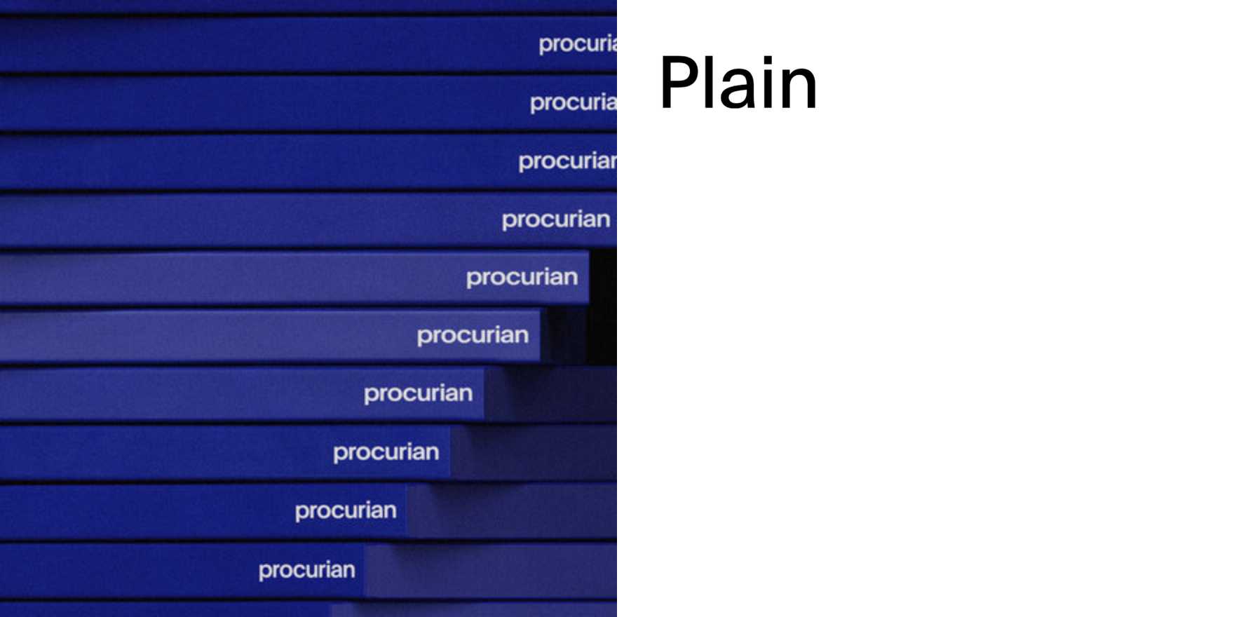Procurian - Fonts In Use