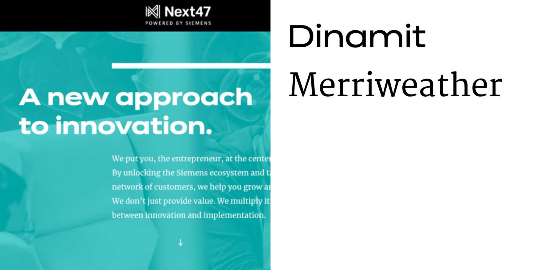 Next47 - Fonts In Use