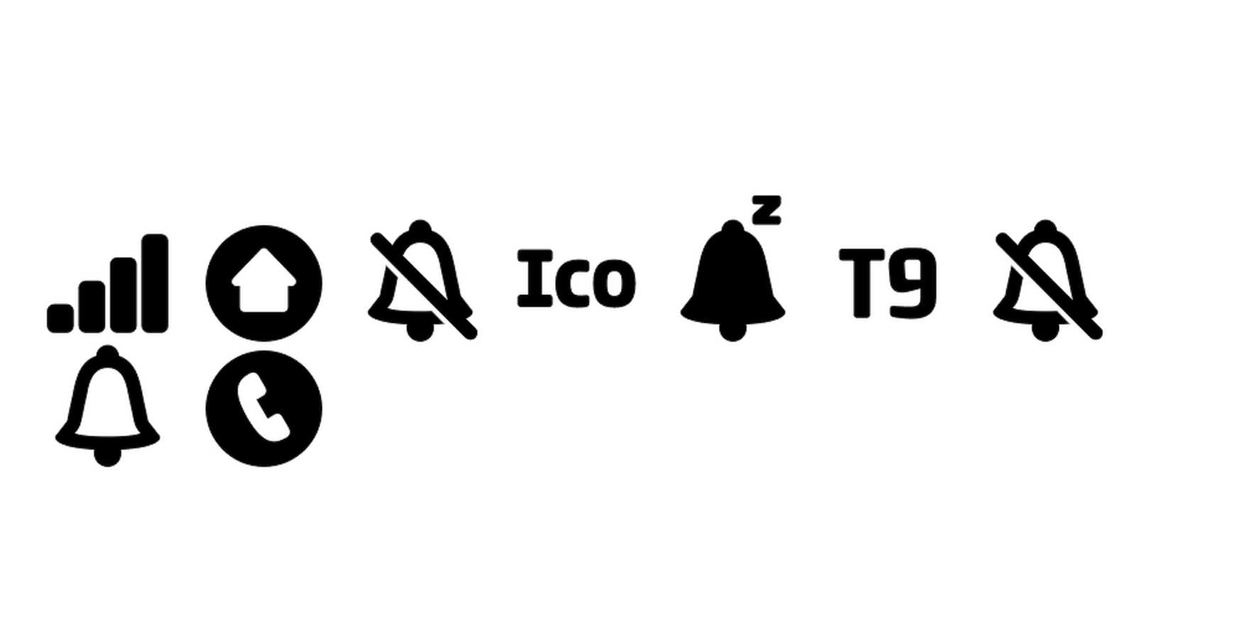 Ico Phone (Setup) in use - Fonts In Use