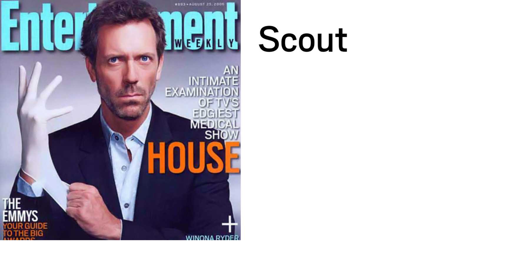 Entertainment Weekly magazine, Aug. 2006 - Fonts In Use