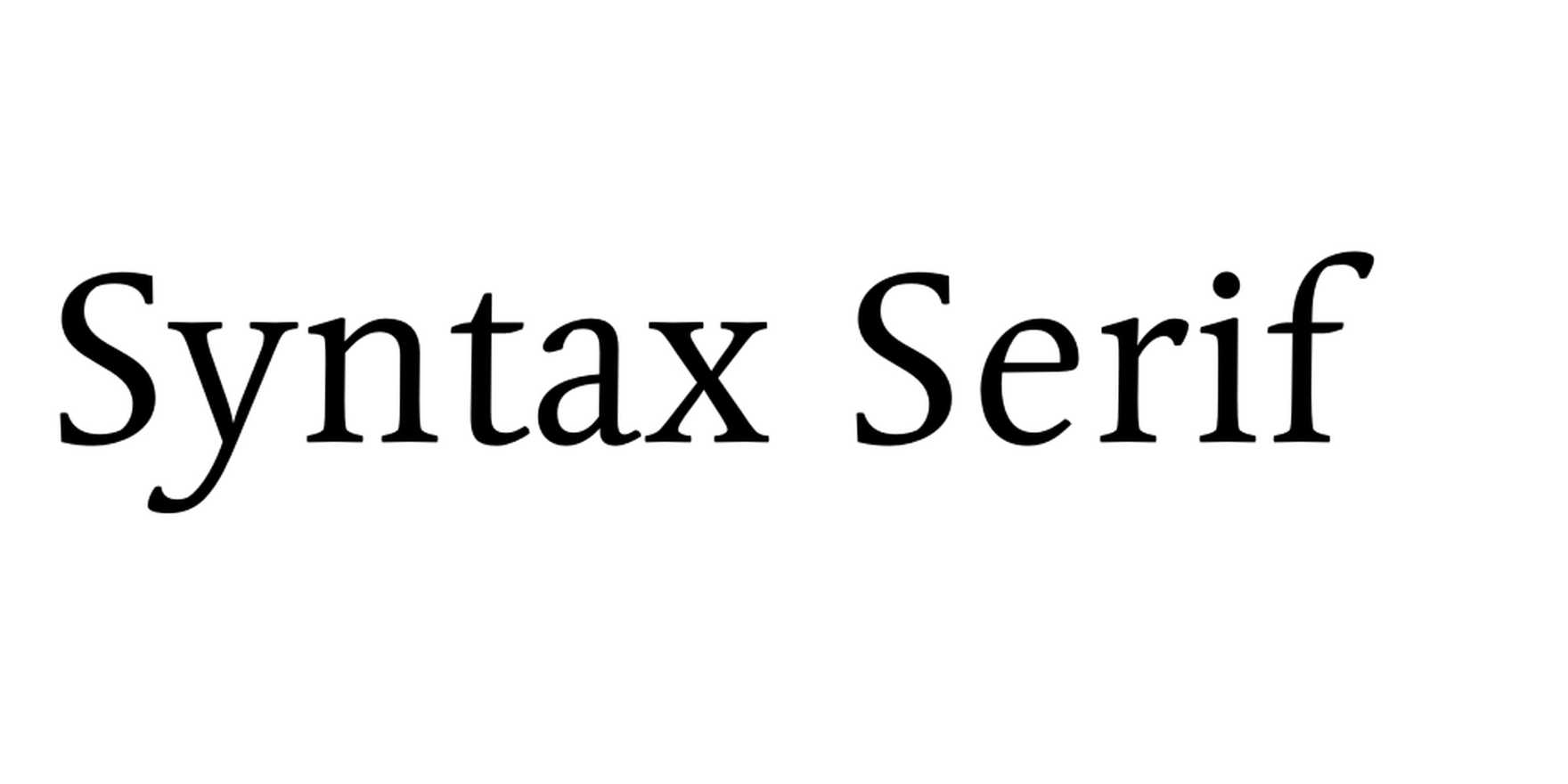 Syntax Serif in use - Fonts In Use