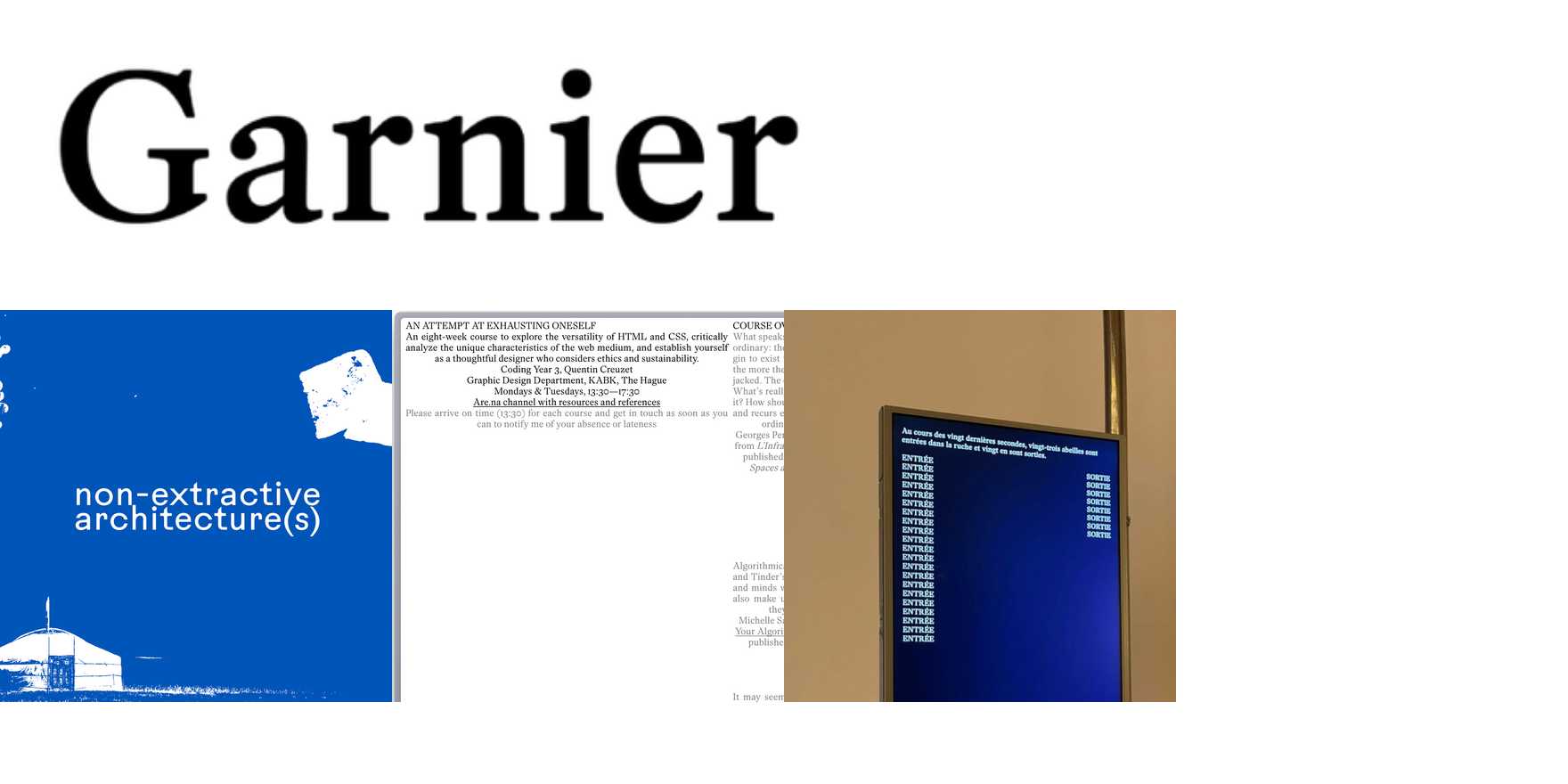 PoW Garnier in use - Fonts In Use
