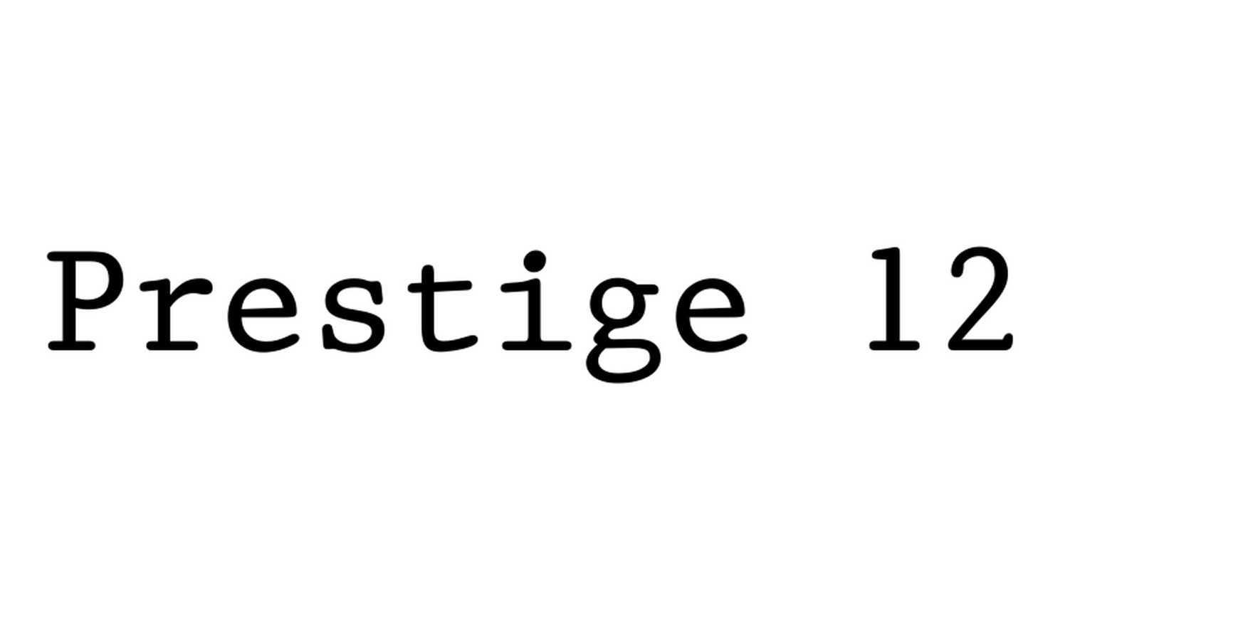 Prestige 12 (Bitstream) in use - Fonts In Use