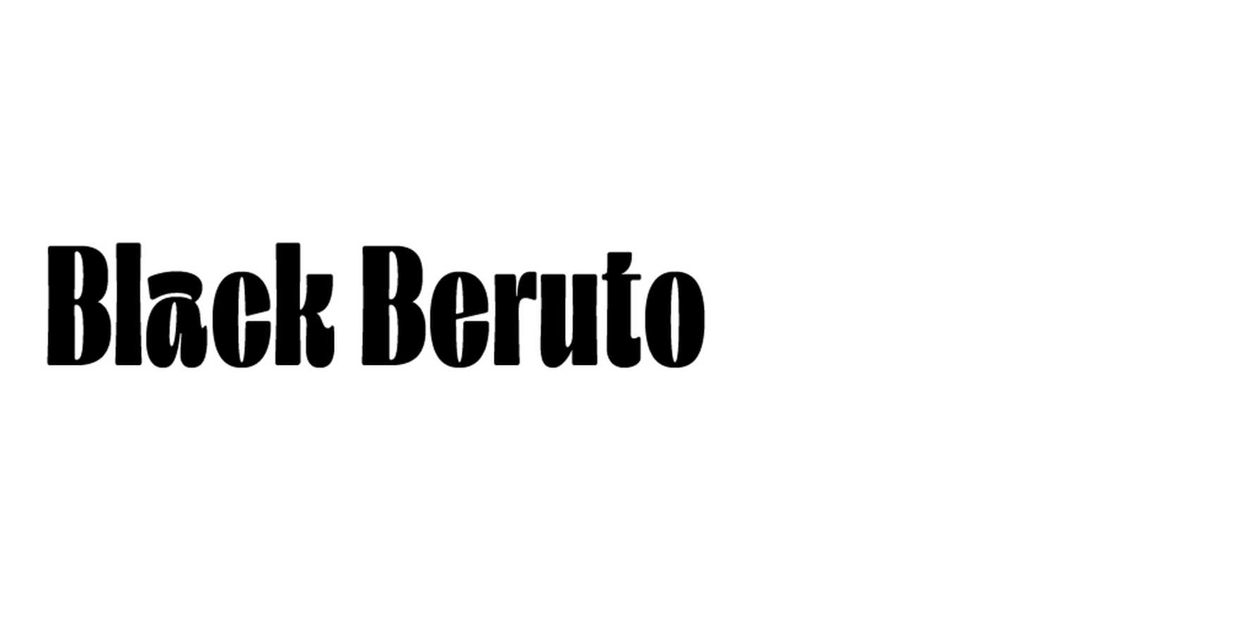 Black Beruto in use - Fonts In Use