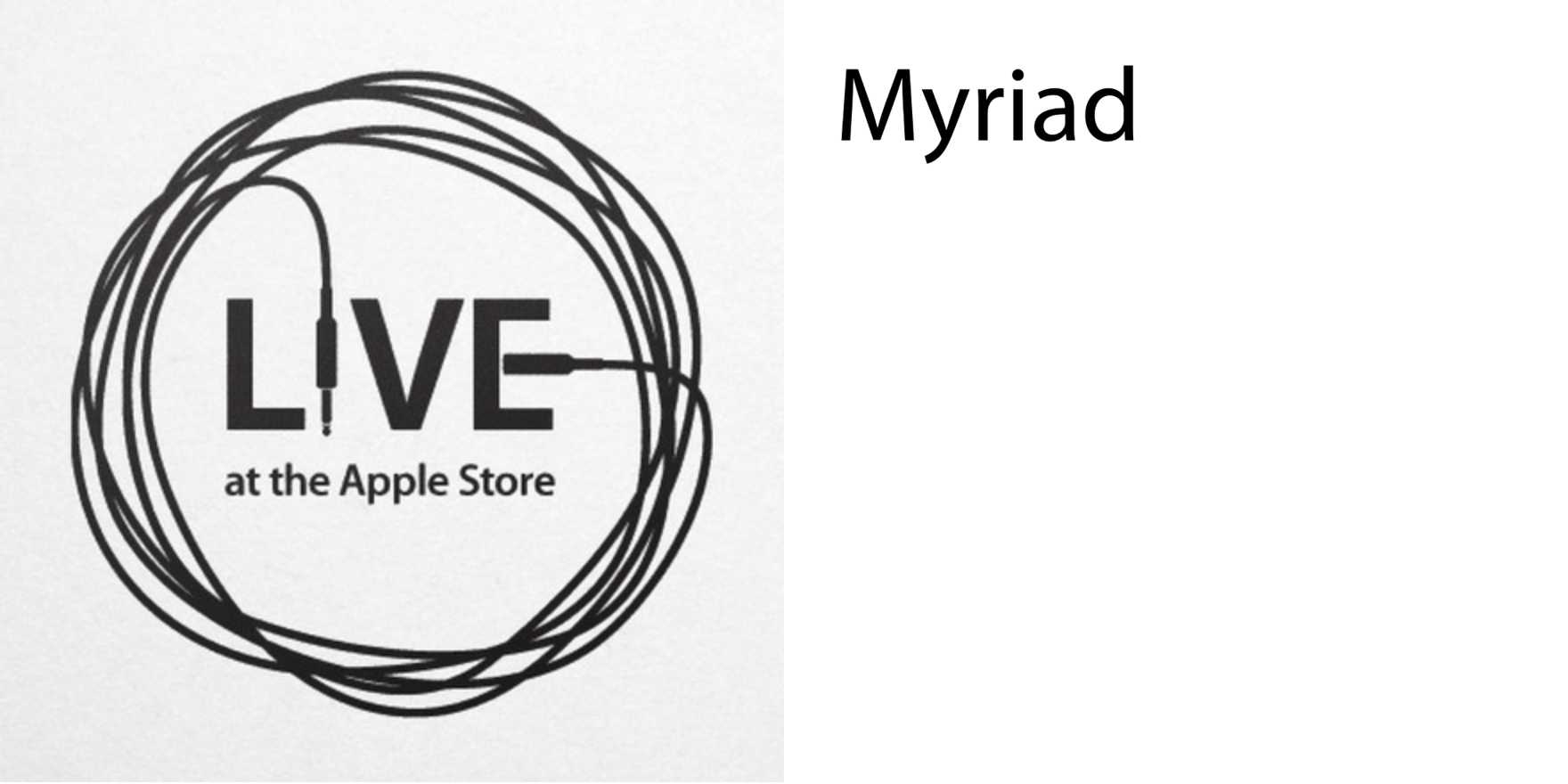 Live at the Apple Store - Fonts In Use