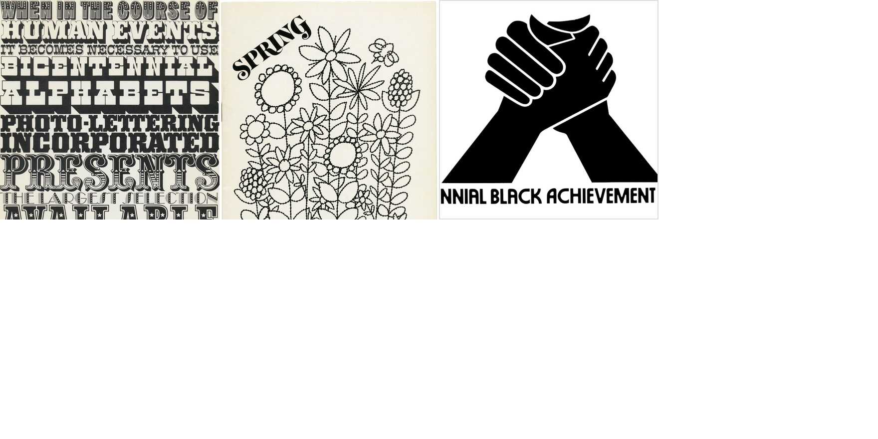 United States Bicentennial - Fonts In Use