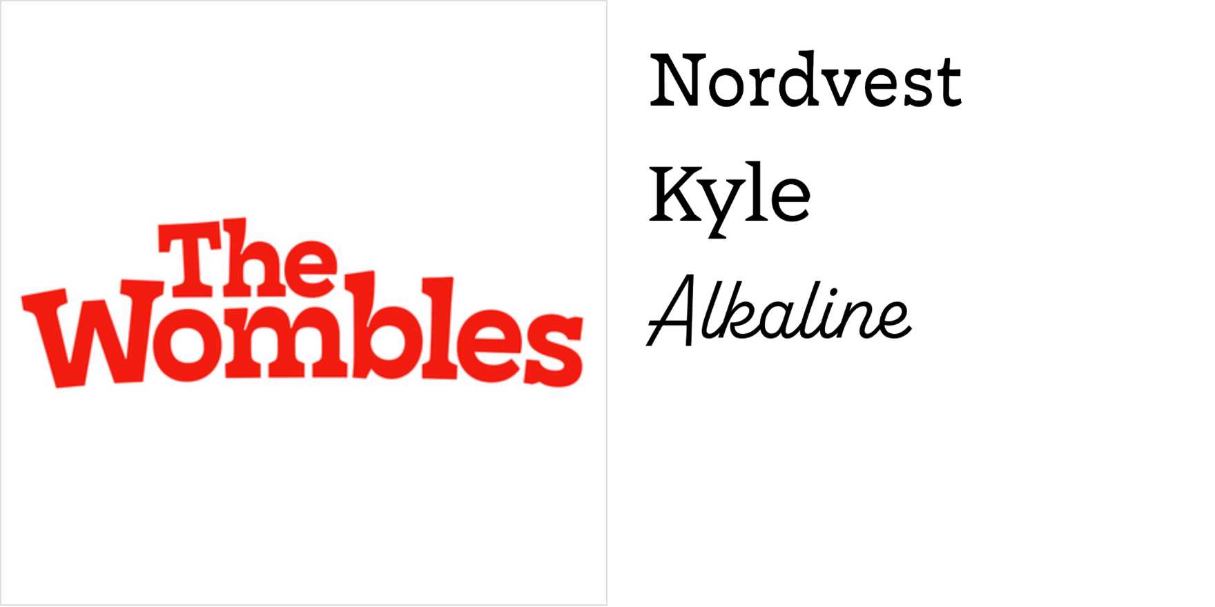 The Wombles - Fonts In Use