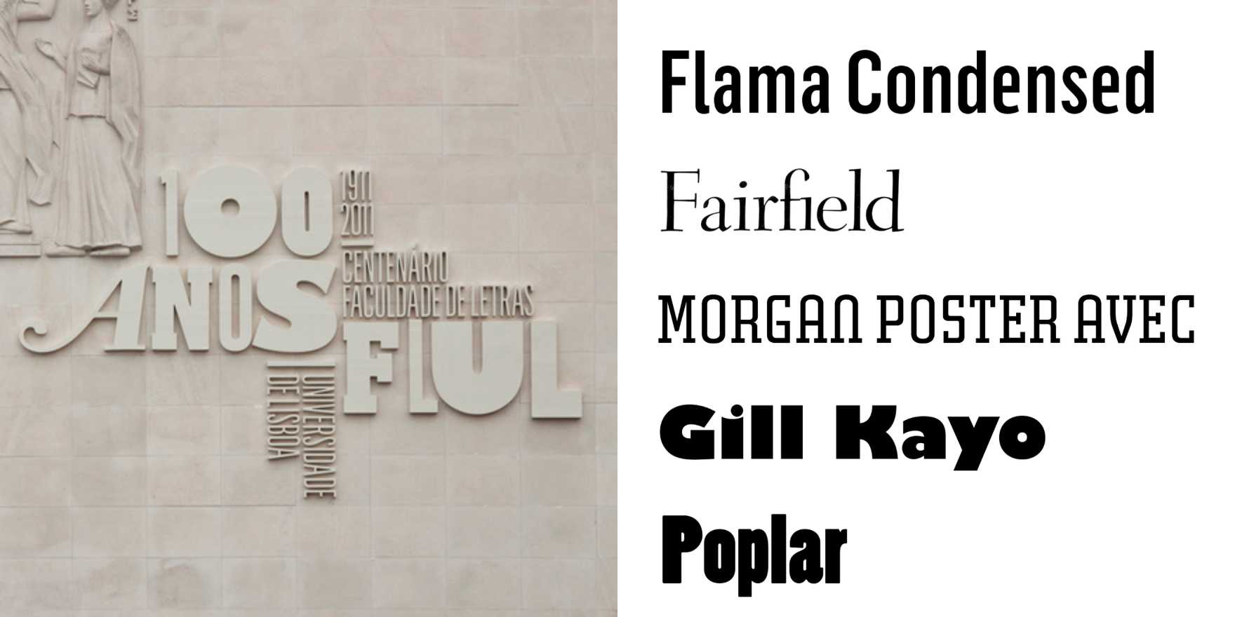 100 Years of FLUL - Fonts In Use