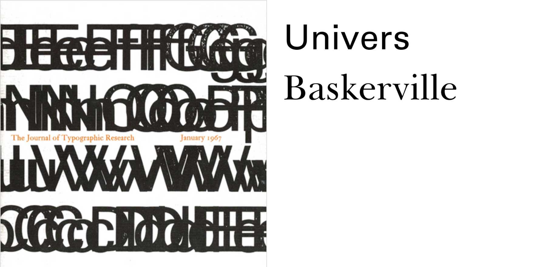 The Journal of Typographic Research - Fonts In Use