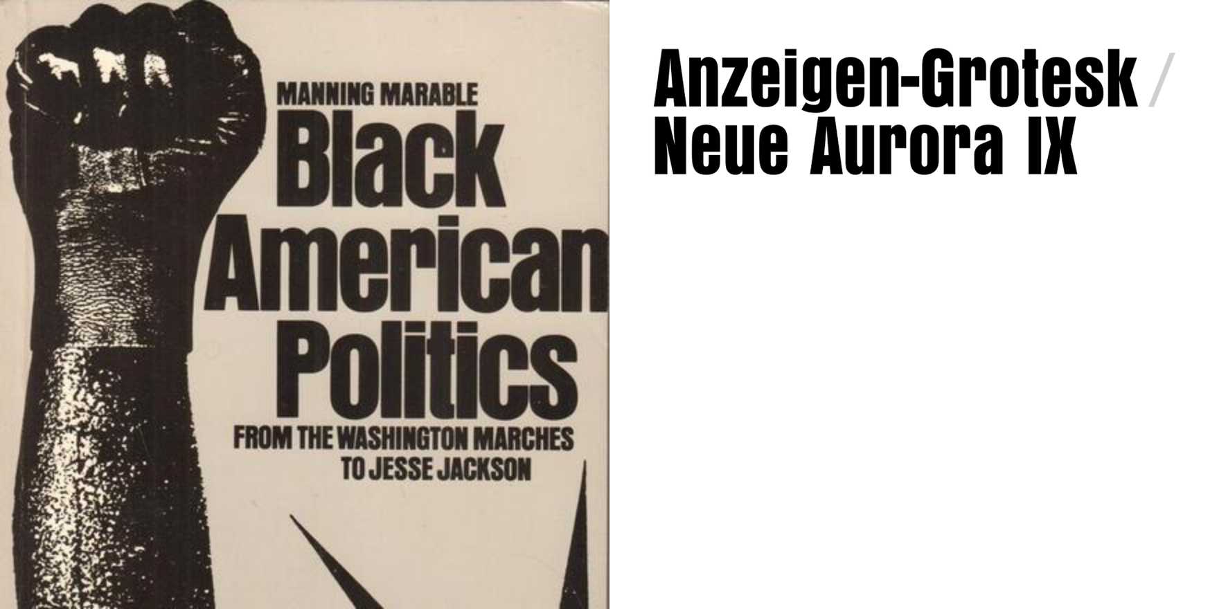 Black American Politics. From the Washington marches to Jesse Jackson ...