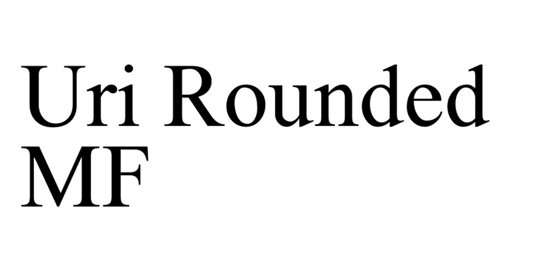 Uri Rounded MF in use - Fonts In Use