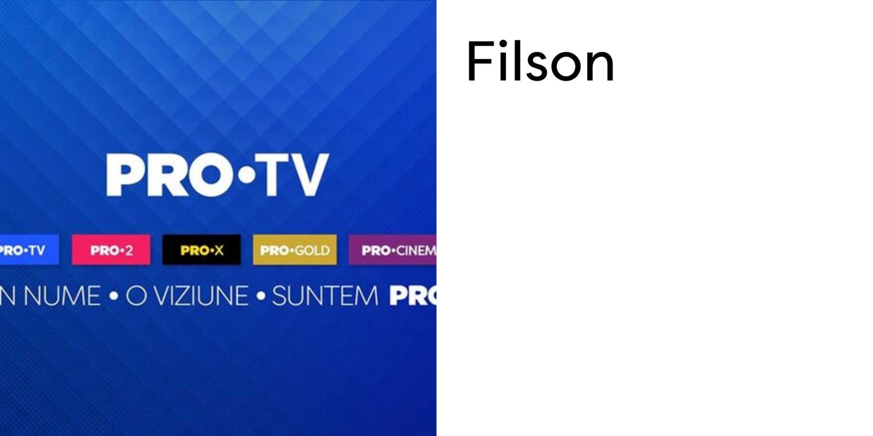 Pro TV Romania rebrand 2017 - Fonts In Use