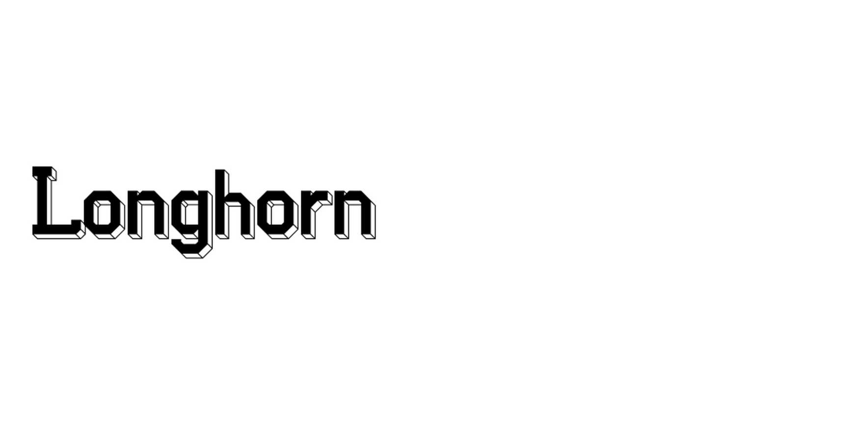 Longhorn in use - Fonts In Use