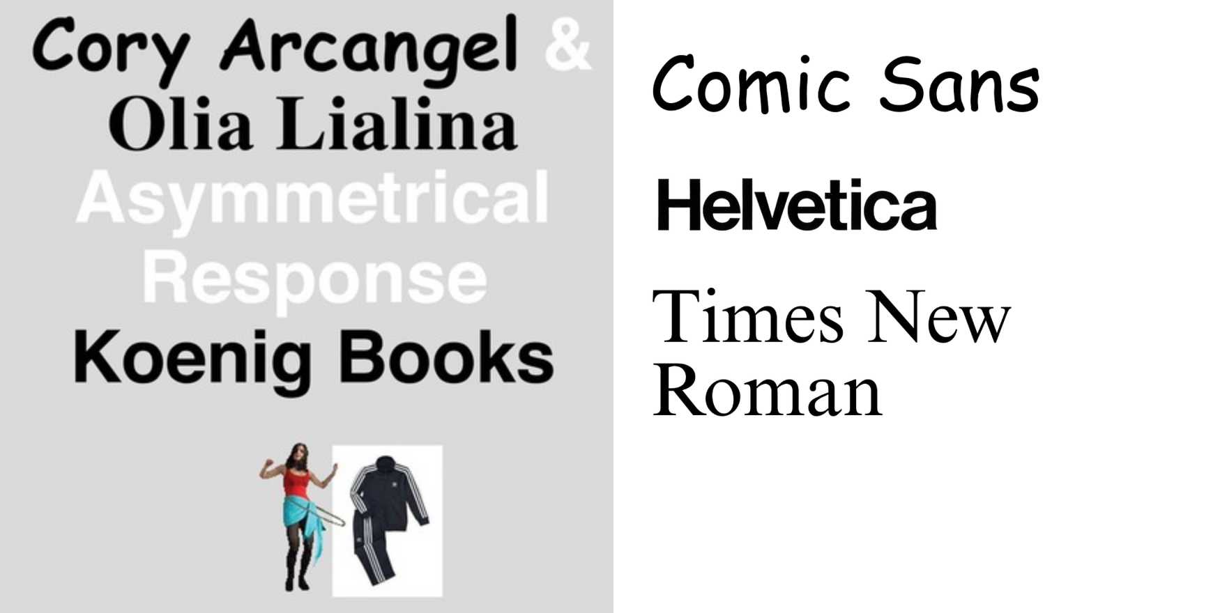 Asymmetrical Response by Cory Arcangel & Olia Lialina - Fonts In Use