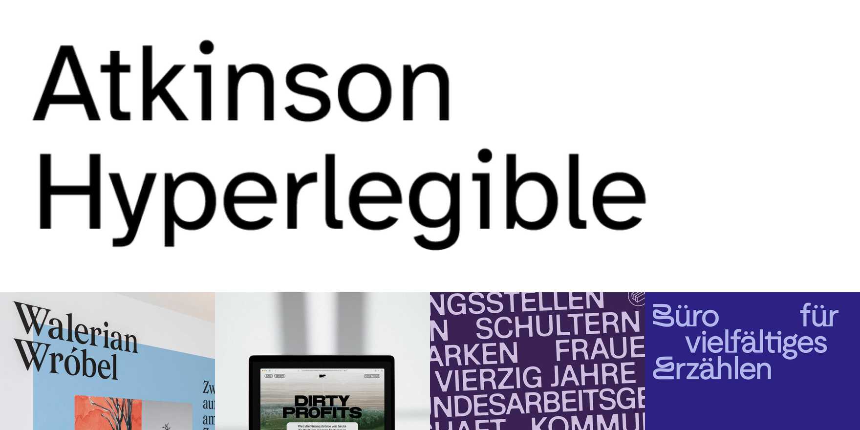 Atkinson Hyperlegible in use - Fonts In Use